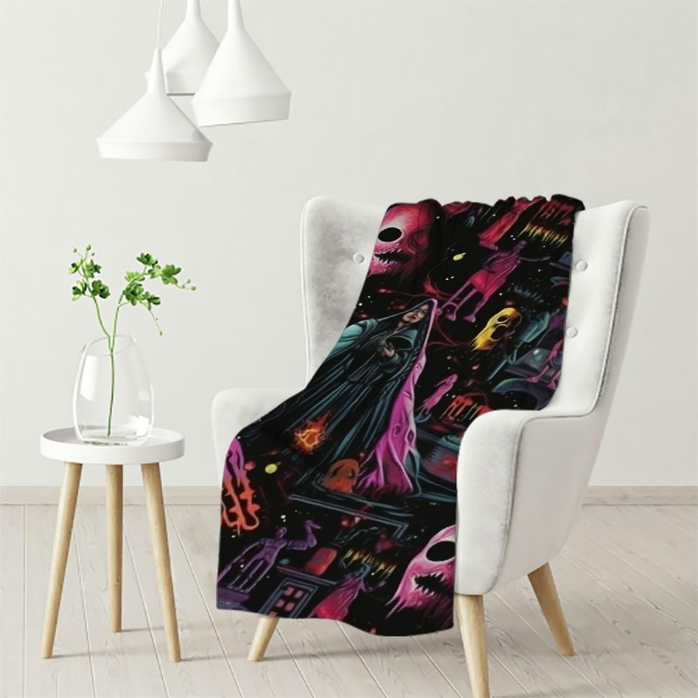 ARISTURING Ghostface Blanket No You Hang Up Horror Movie Character ...