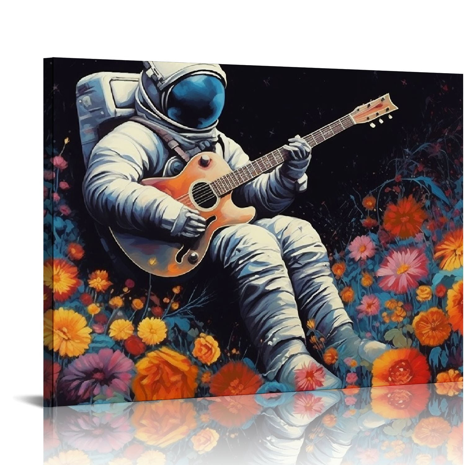 ARISTURING Graffiti Astronaut Wall Art Banksy Outer Space Universe ...