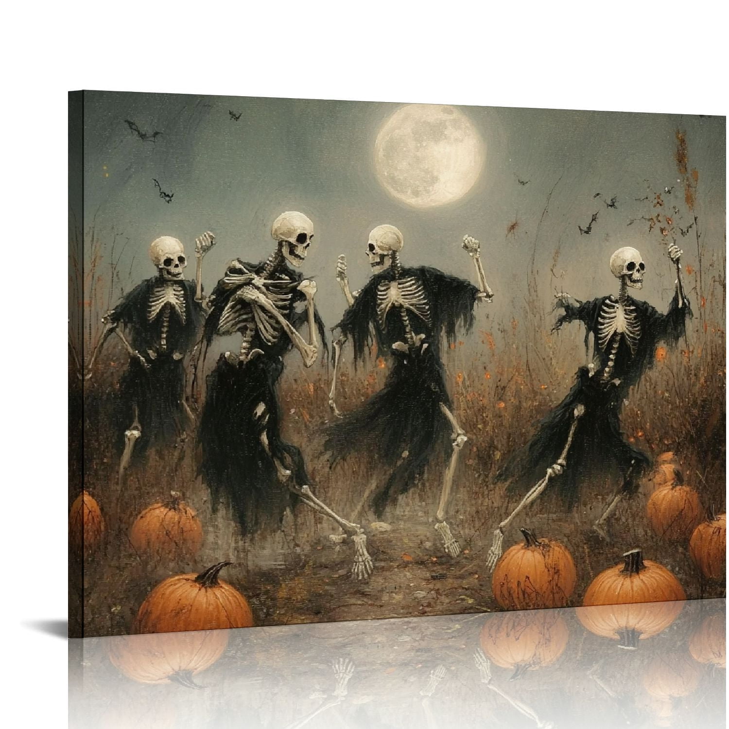 ARISTURING Halloween, Skeletons Poster for Room Aesthetics Canvas Wall ...