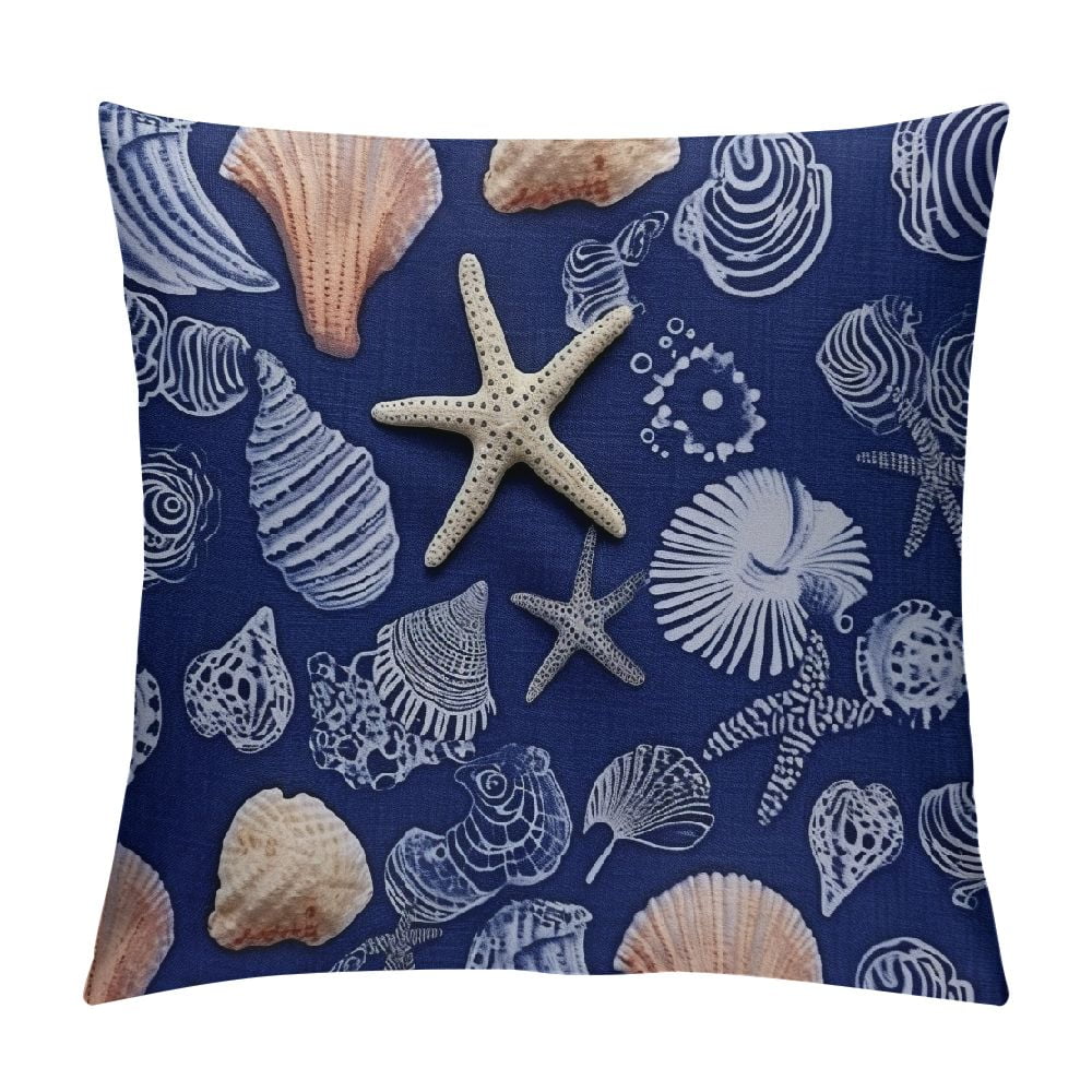 ARISTURING Hopyeer Nautical Coastal Outdoor Throw Pillows Cover Ocean ...