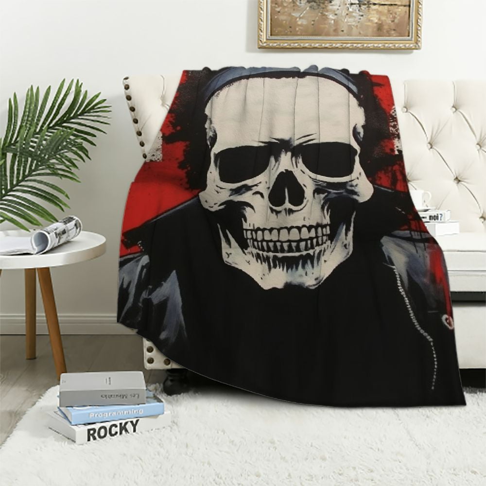 ARISTURING Horror Movie Blanket Lightweight Plush Super Fuzzy Thermal ...