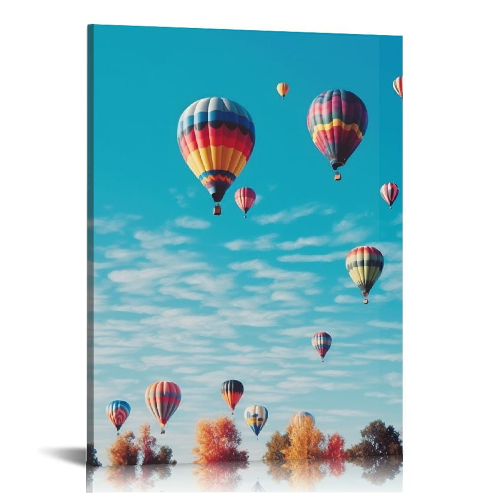 ARISTURING Hot Air Balloon Poster Hot Air Balloon Decorations,Hot Air ...