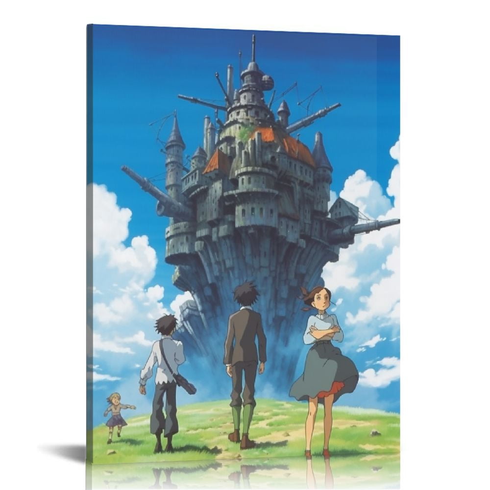 ARISTURING Howl's Moving Castle Anime Movie Posters Cool Cartoon ...