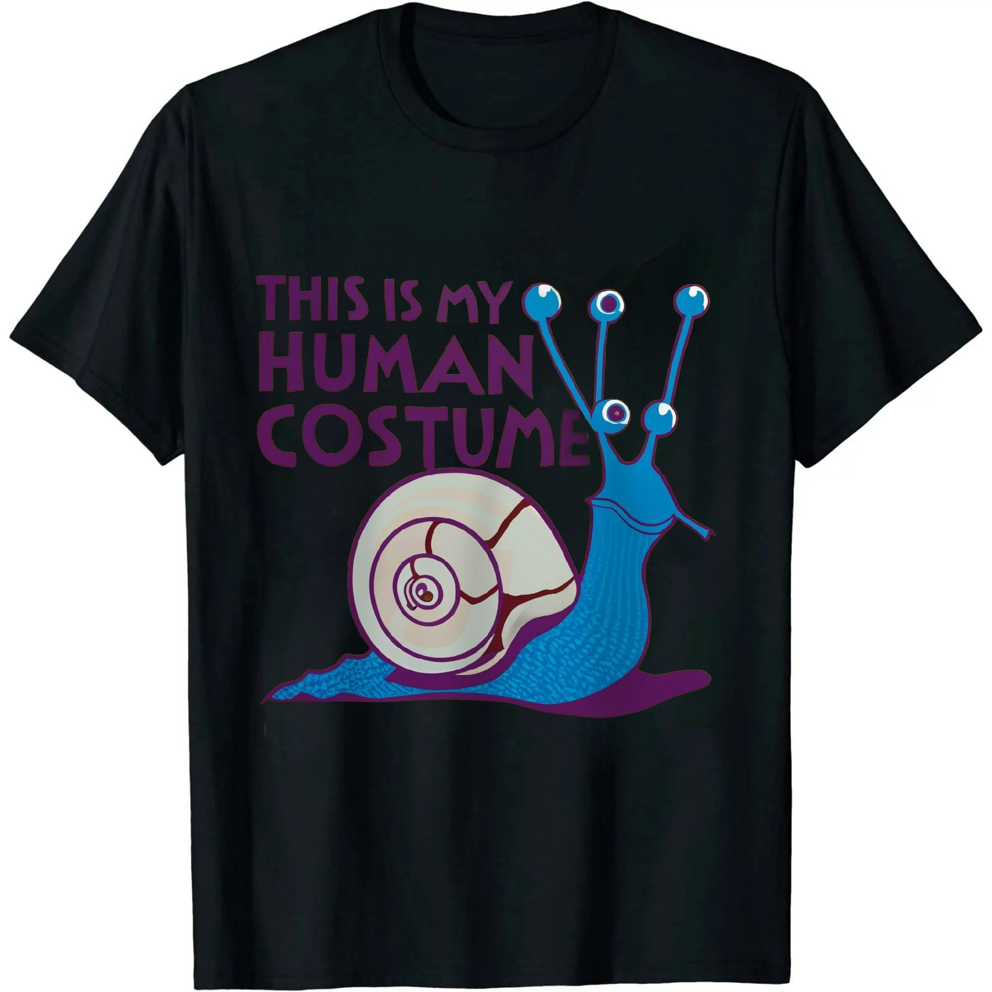 Jiayy Human Costume Snail Shirt - Funny TShirt for Snail Lovers ...