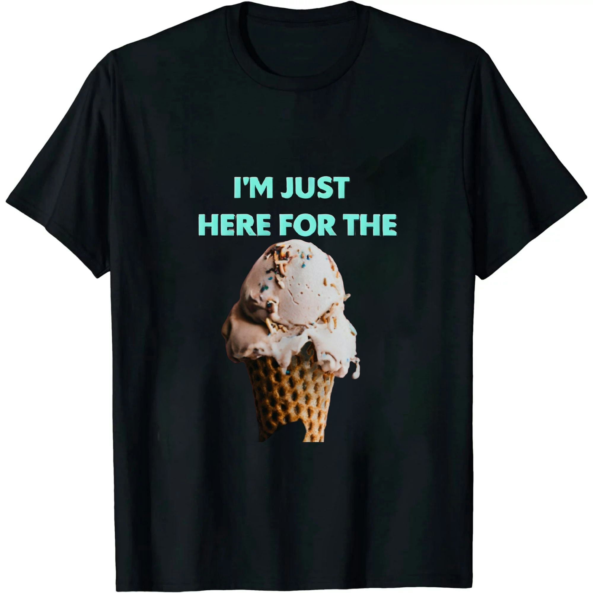 ARISTURING I'm Just Here For The Ice Cream Meme Cute Vanilla Soft Serve ...