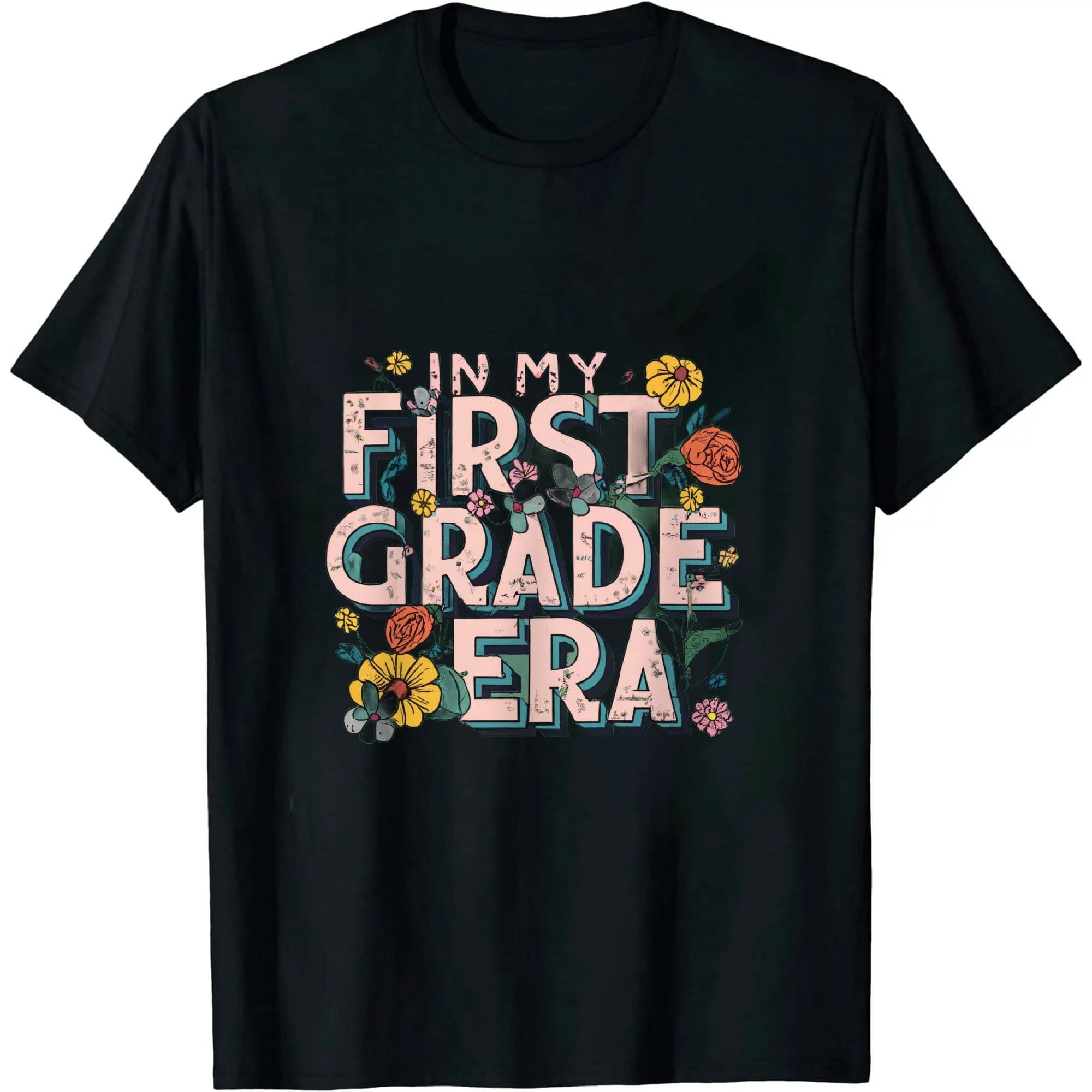 ARISTURING In My First Grade Era Cute Groovy 1st Grade Back to School T ...