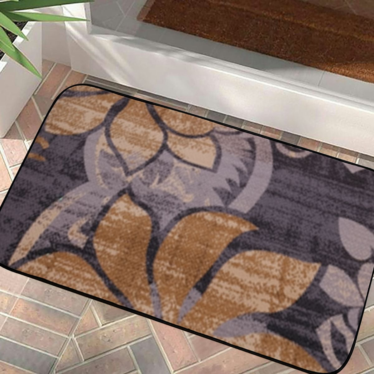ARISTURING Indoor Area Rug, Jute Backed, Perfect for Entryway, Office ...