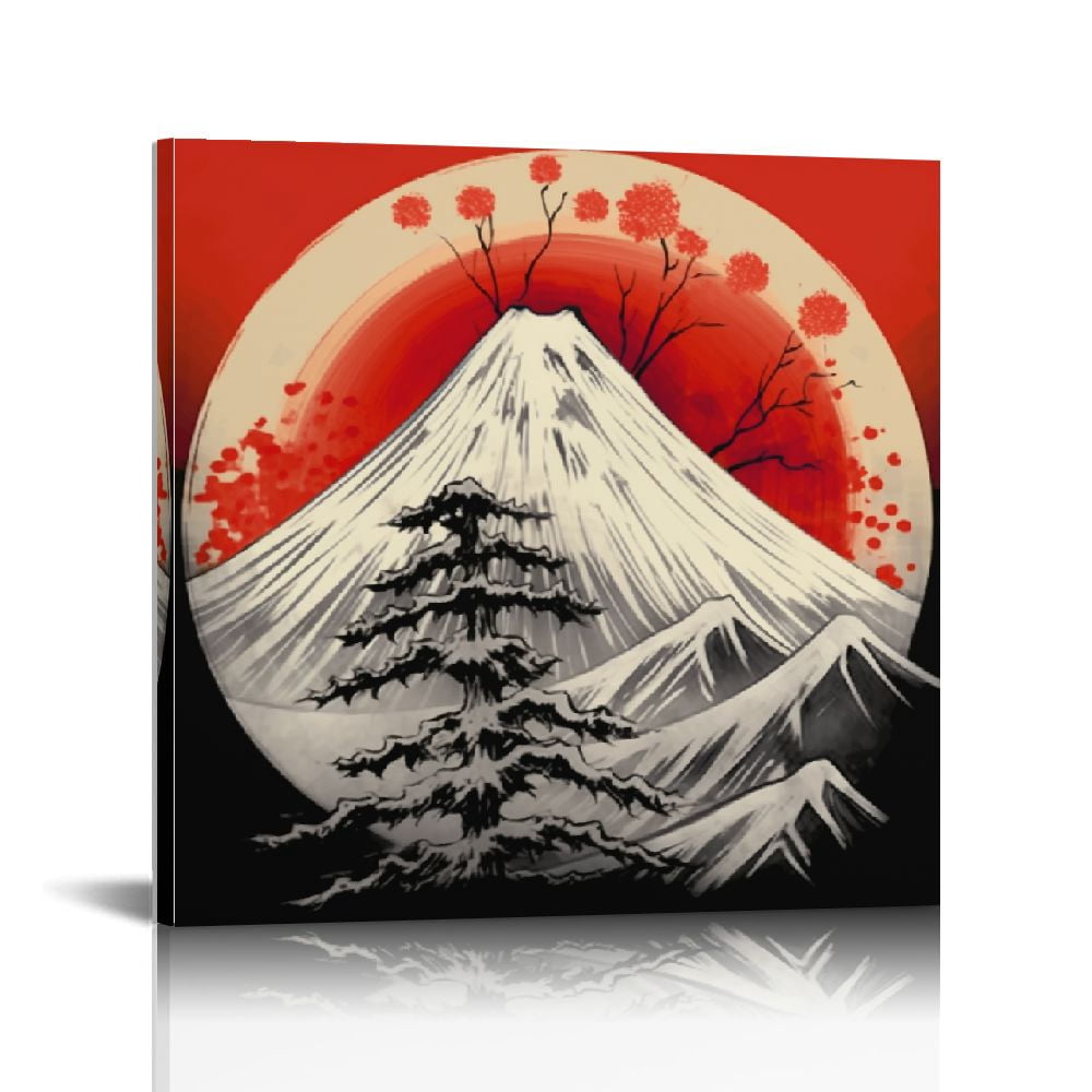 ARISTURING Japanese Decor Wall Art Retro Japanese Armored Samurai ...