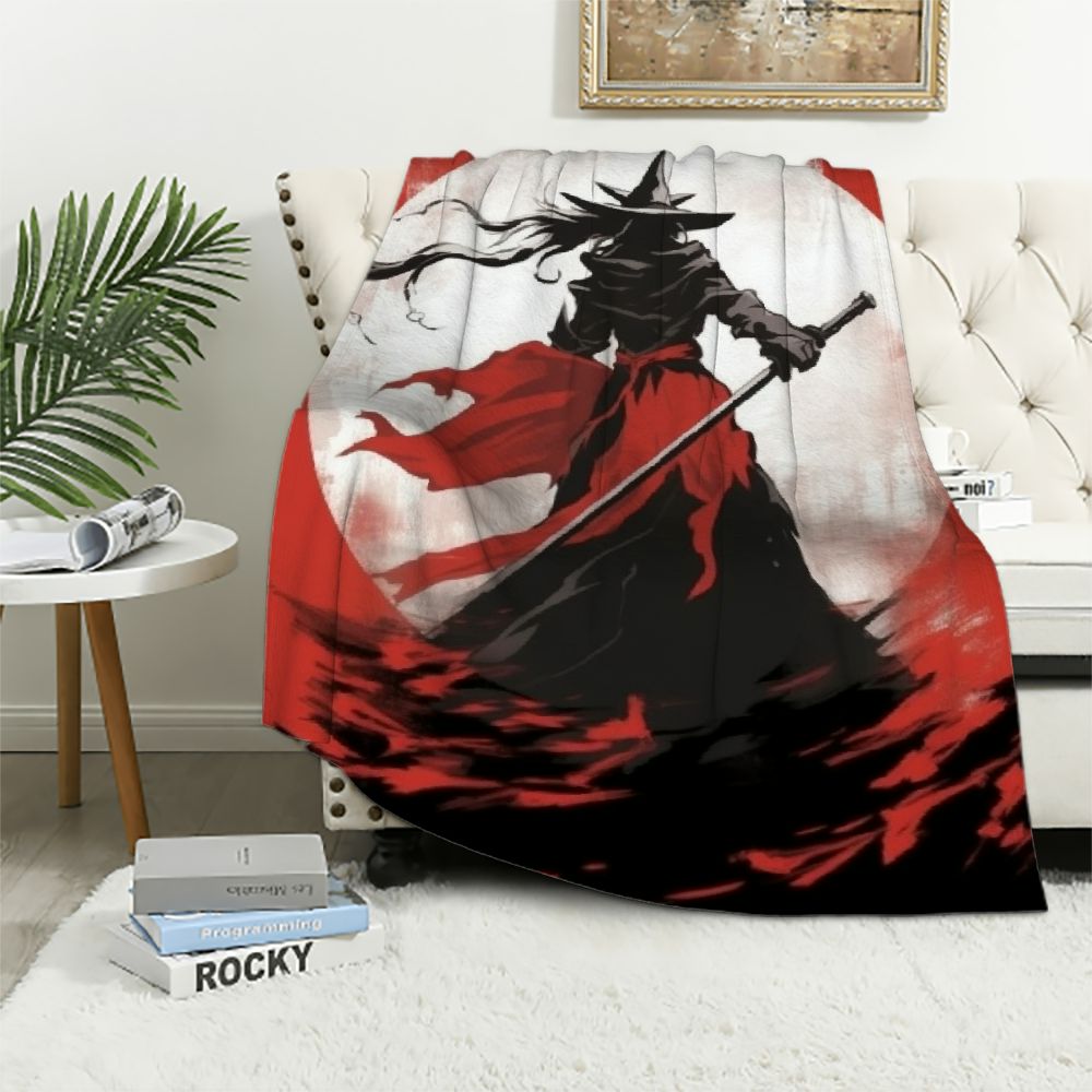 ARISTURING Japanese Samurai Warrior Blanket, Best Gifts for Christmas ...