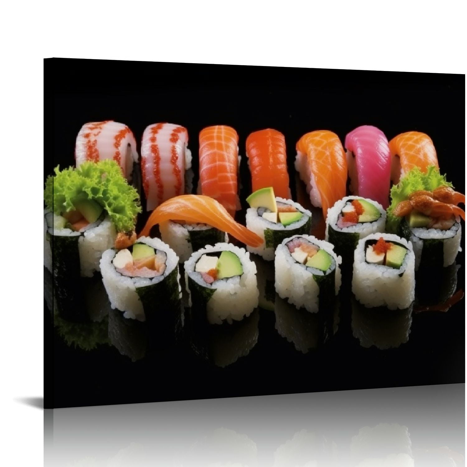 ARISTURING Japanese Sushi Food Art Posters Restaurant Decoration Canvas ...