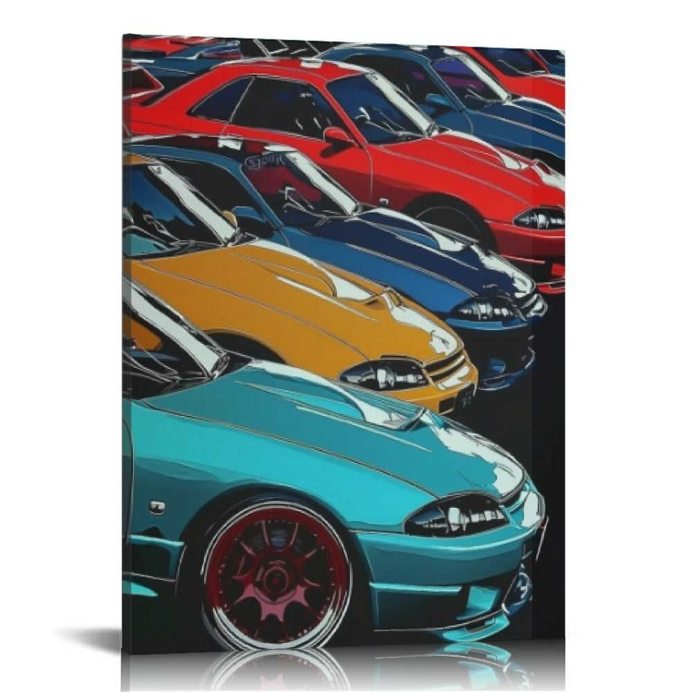 ARISTURING Jdm Legends Japanese Car Art Posters Wall Art Paintings ...
