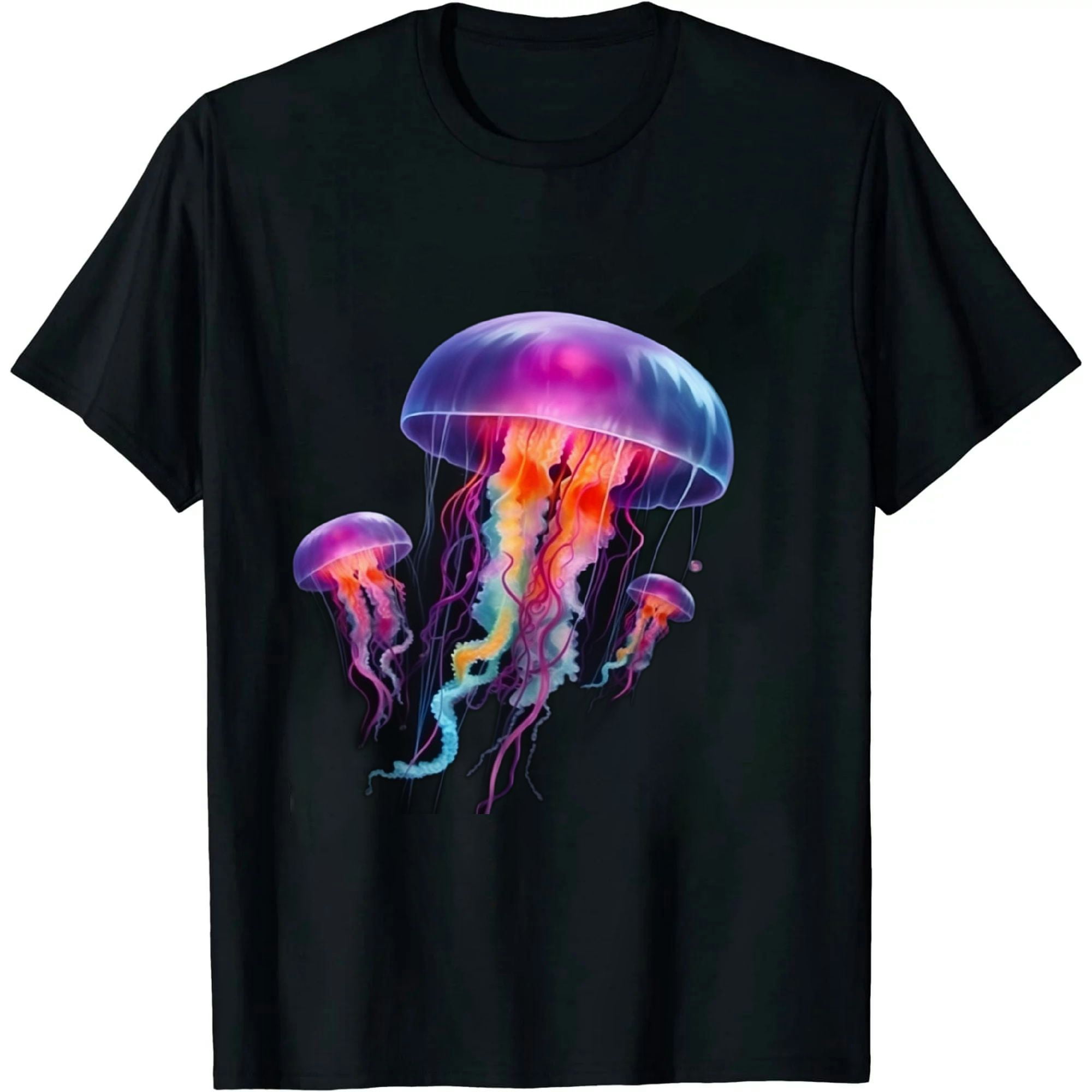ARISTURING Jellyfish t-shirt beautiful jelly fish with scuba diver ...
