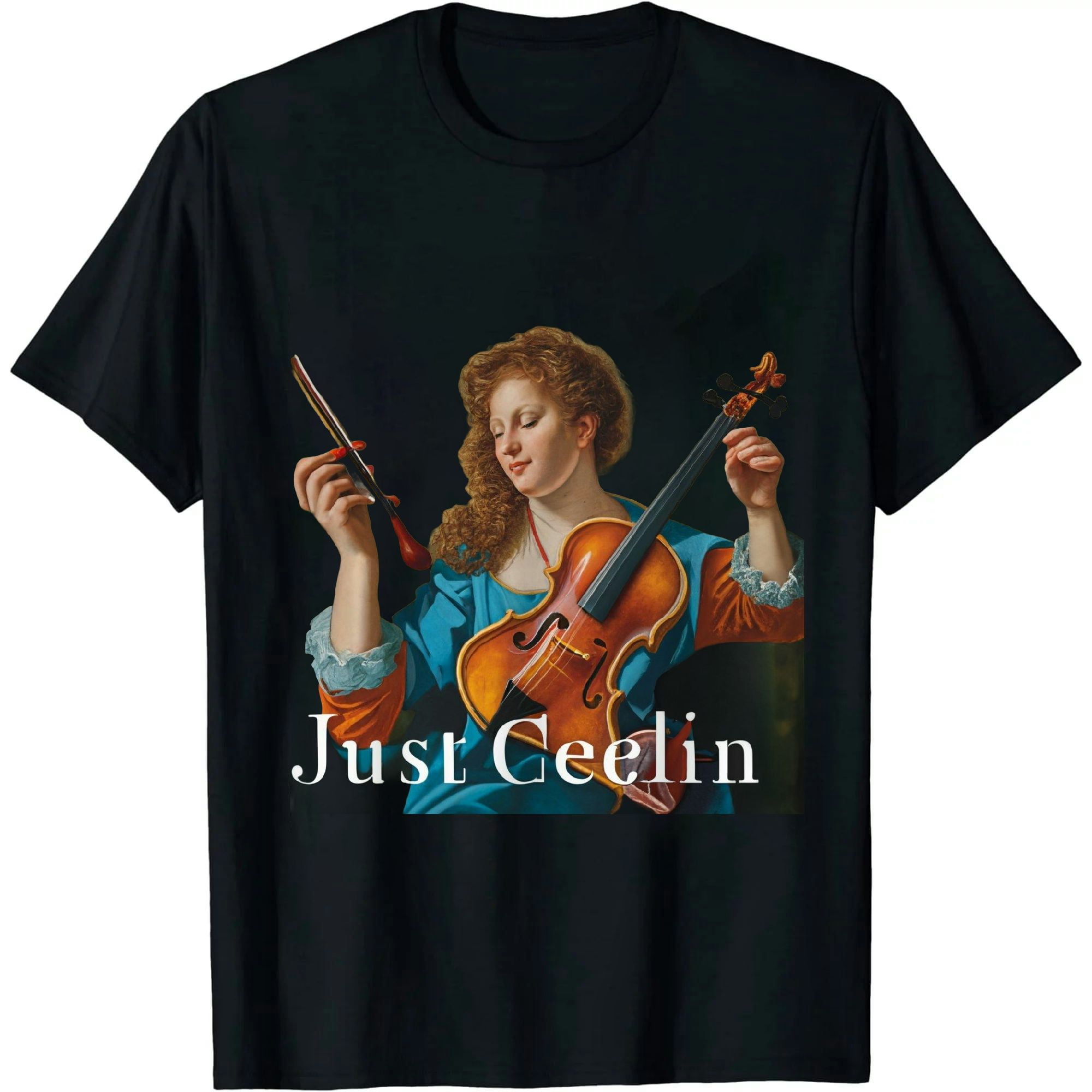 ARISTURING Just Cellin Cello T-Shirt - Walmart.com