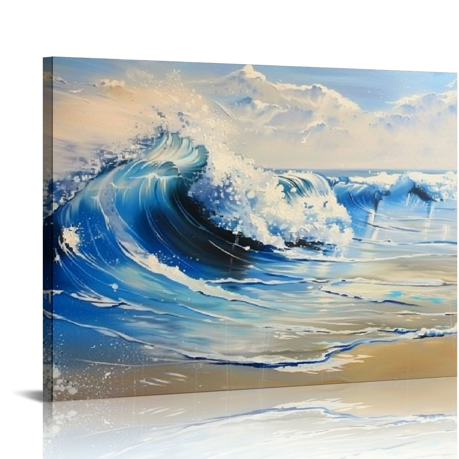 ARISTURING Large Wall Art for Living Room, Abstract Ocean Canvas Print ...