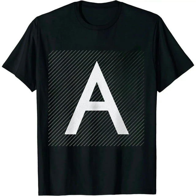 ARISTURING Letter A Capital Alphabet Monogram Initial T-Shirt - Walmart.com