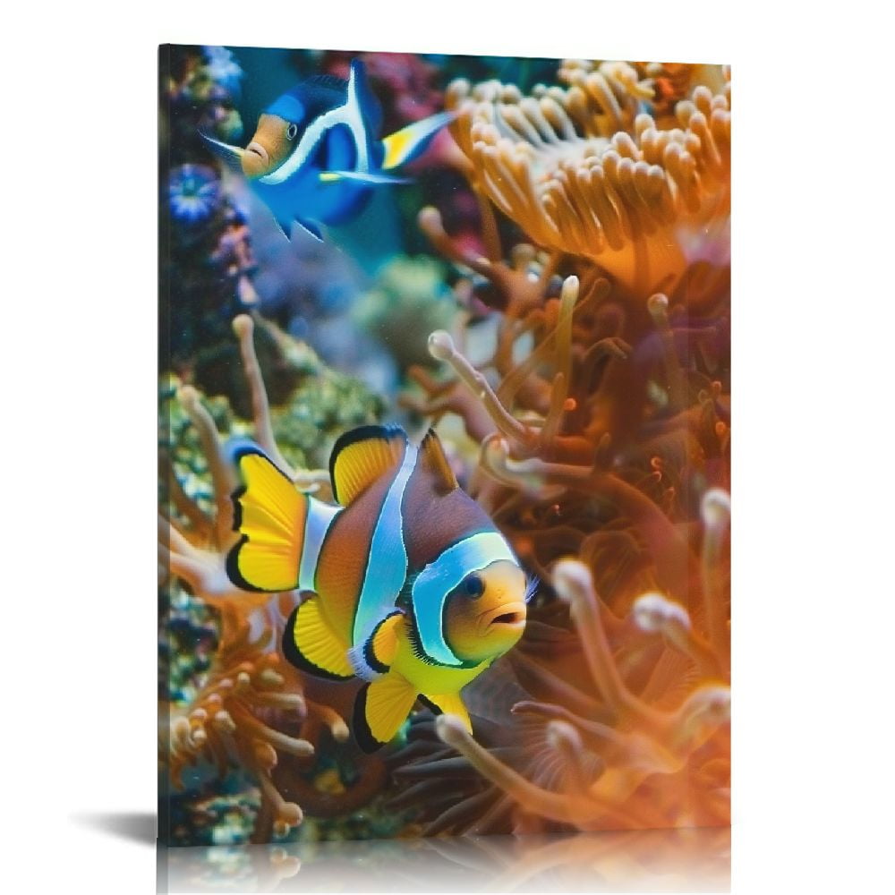 ARISTURING Marine Ornamental Fish Clownfish Room Aesthetics Posters ...