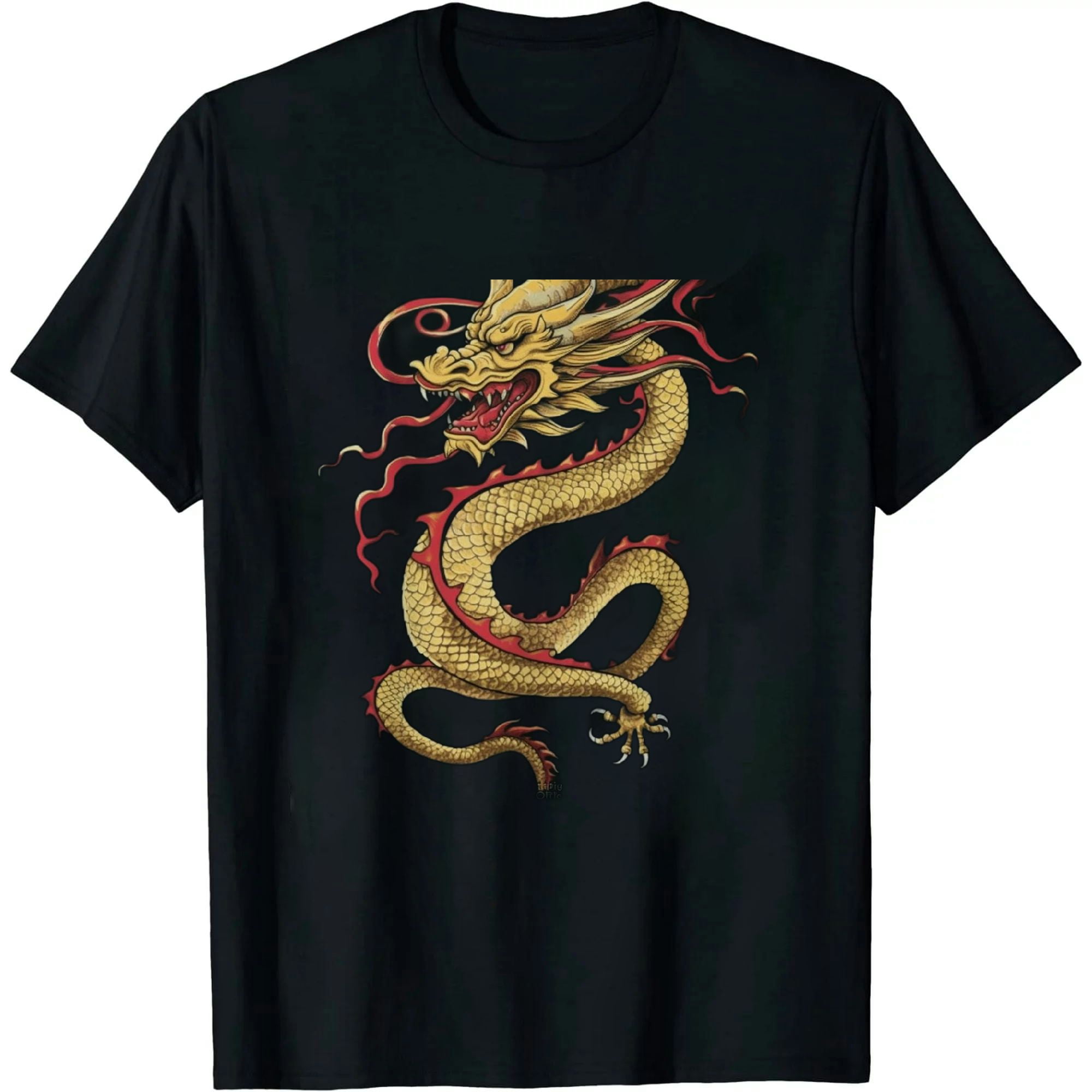 ARISTURING Mechanical Steampunk Gear Dragon T-Shirt - Walmart.com