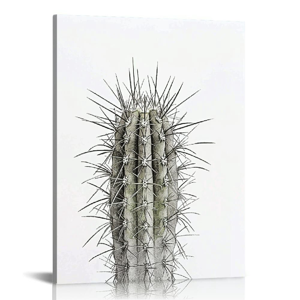 ARISTURING Modern Minimalist Wall Art Succulent Cactus Canvas Wall Art ...