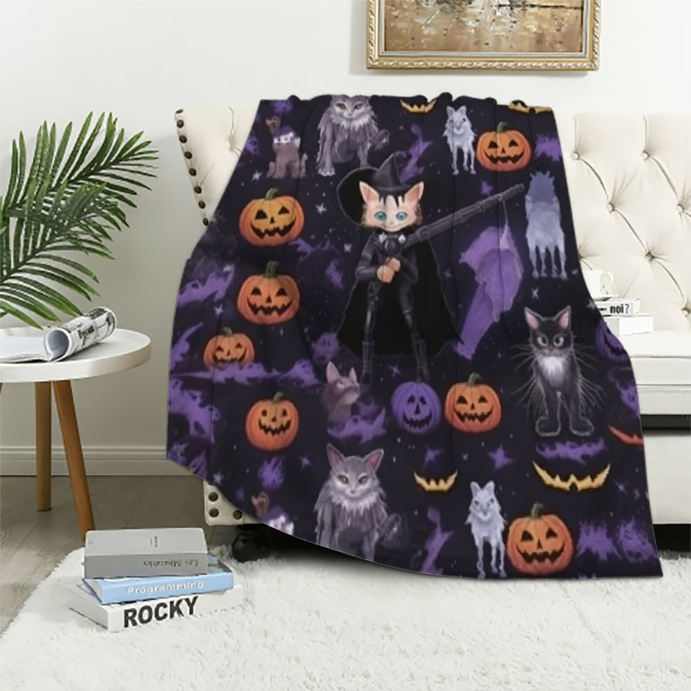 Jiayy Movie Throw Blanket Soft Lightweight Horror Movie Cozy Plush ...