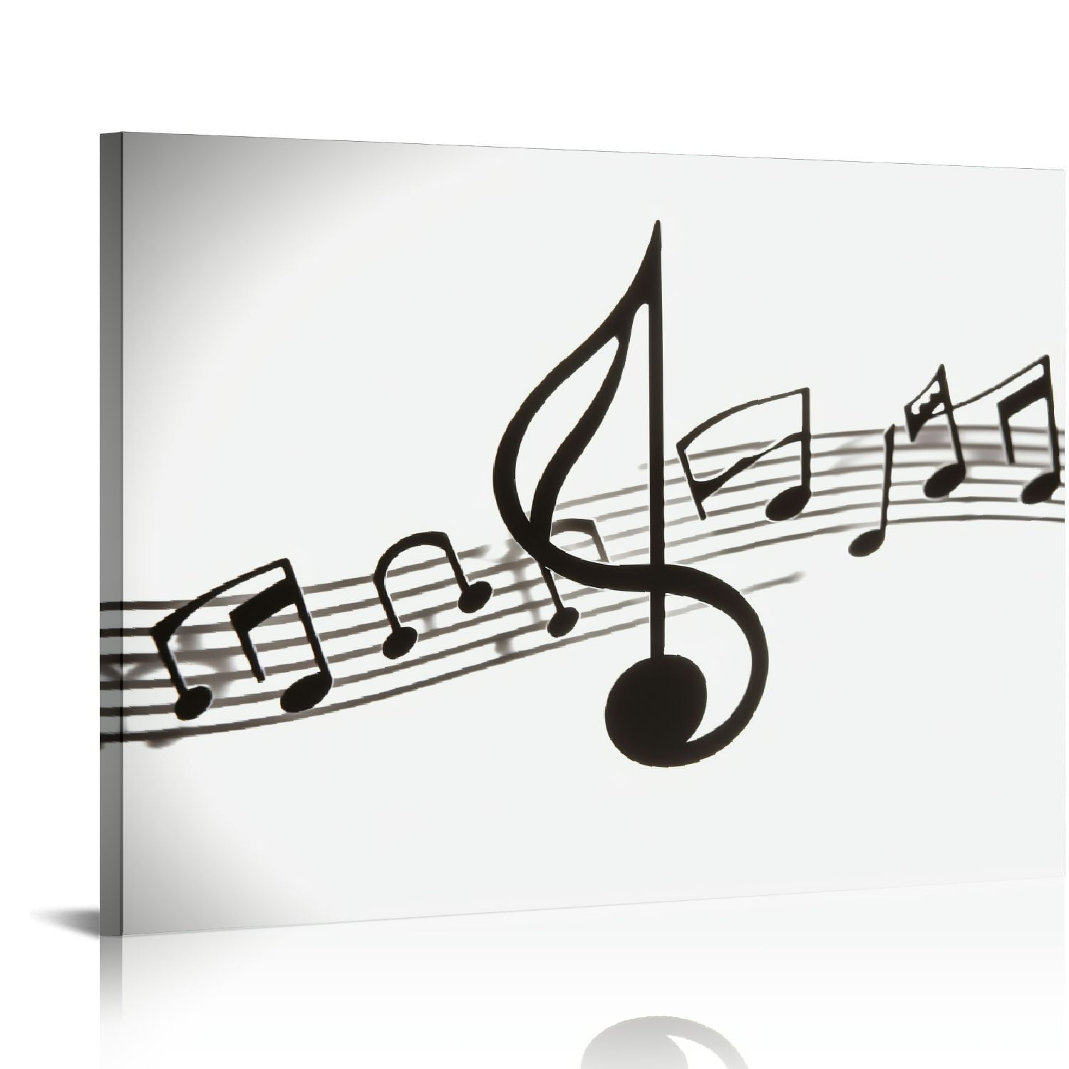 ARISTURING Musical Notes Sign Music Wall Decor Black Modern Beautiful ...