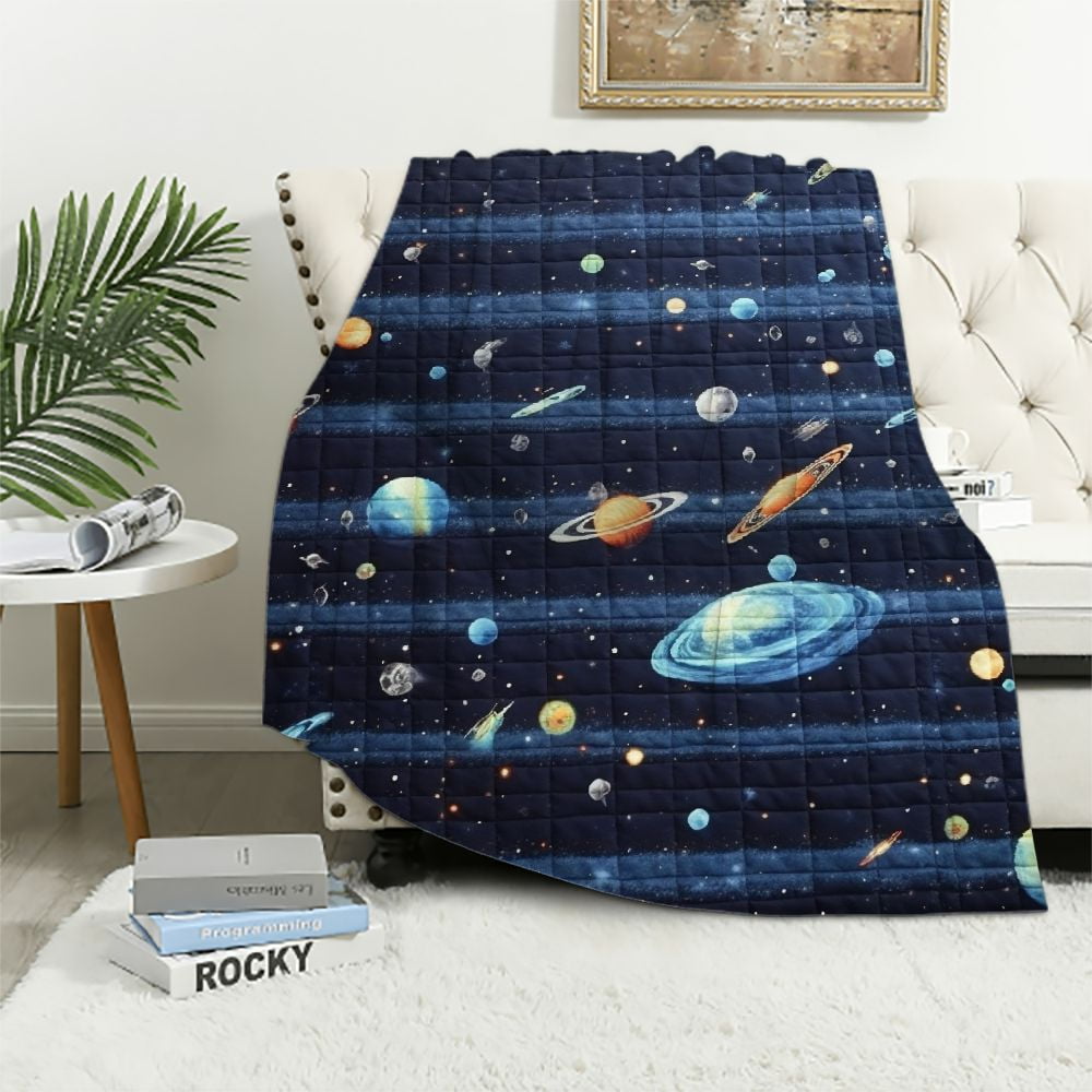 ARISTURING , Navy Universe Sherpa Throw-Outer Space Stars Galaxy Planet ...