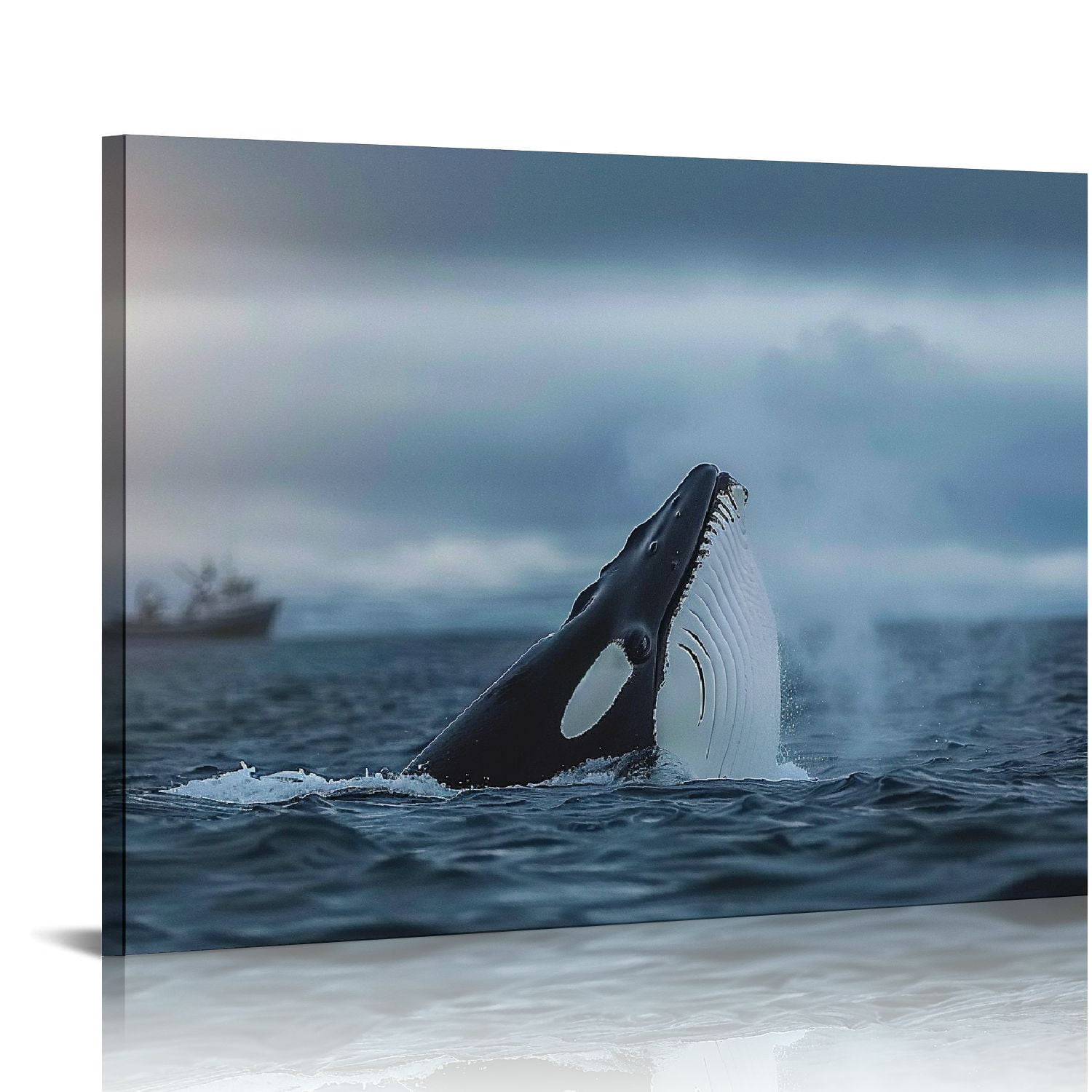 ARISTURING Orca or Killer Whale Calpheyodon Island Landscape Poster ...
