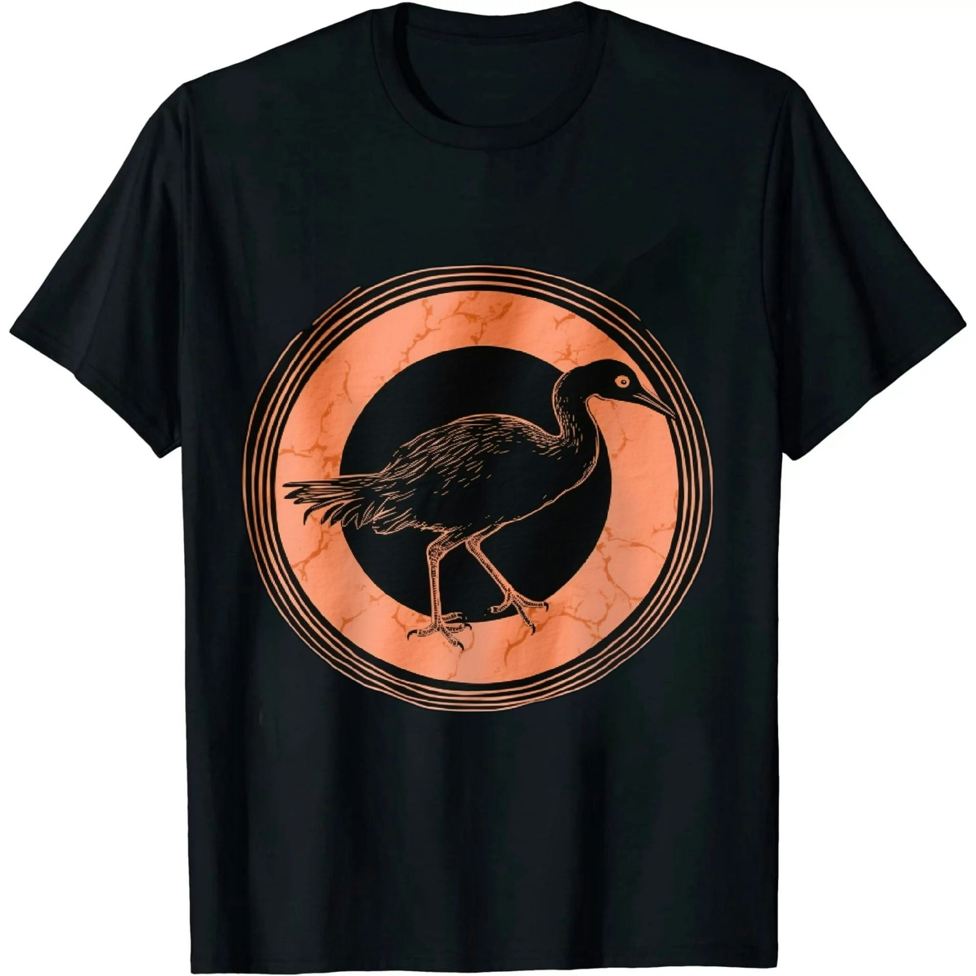 ARISTURING Ostrich Watercolor Circle Nostr T-Shirt - Walmart.com