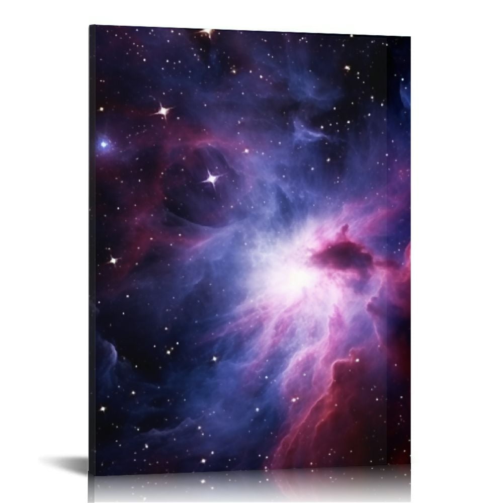 ARISTURING Outer Space Canvas Wall Art - Framed for Modern Home ...