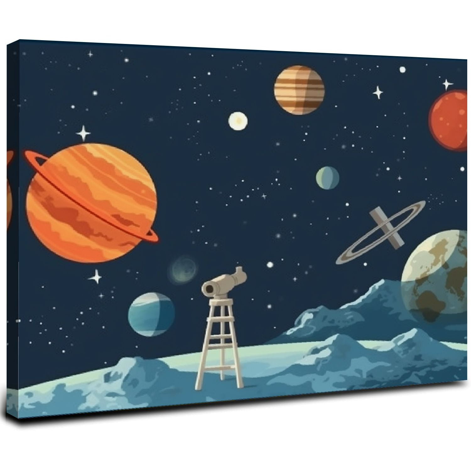 ARISTURING Outer Space Room Decor, Inspirational Space Art Print, Space ...