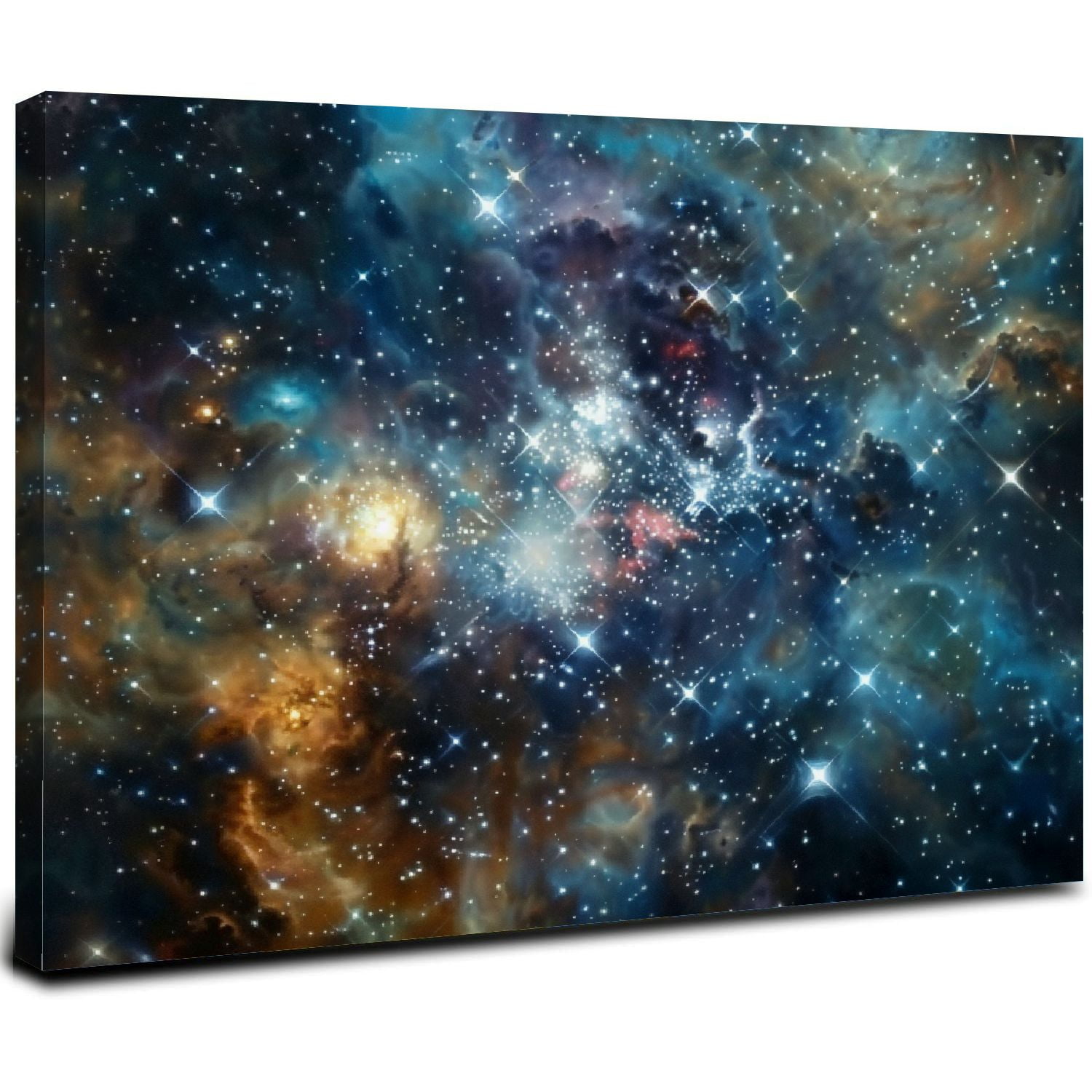 ARISTURING Outer Space Wall Art Galaxy Nebula Starry Cosmic Picture ...