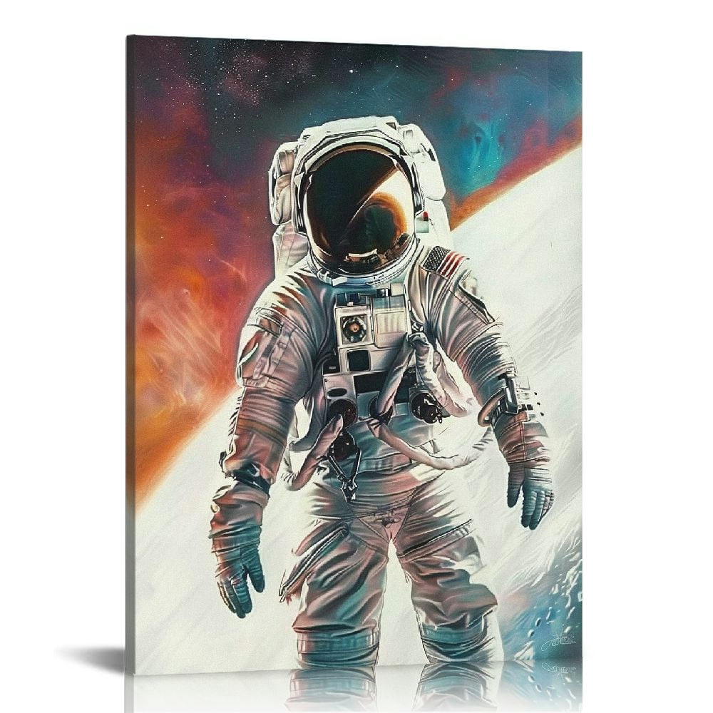 ARISTURING Outer Space Wall Decor Space Art Galaxy Space Astronaut ...