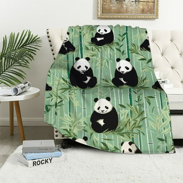 HENGT Panda Blanket Panda Gifts for Girls Panda Throw Blanket for Couch ...
