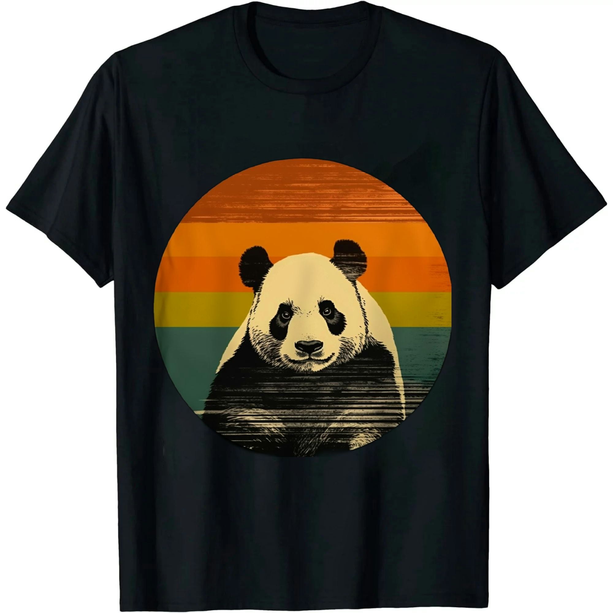 ARISTURING Panda Gifts For Women Men Funny Panda Bear Print Graphic T ...