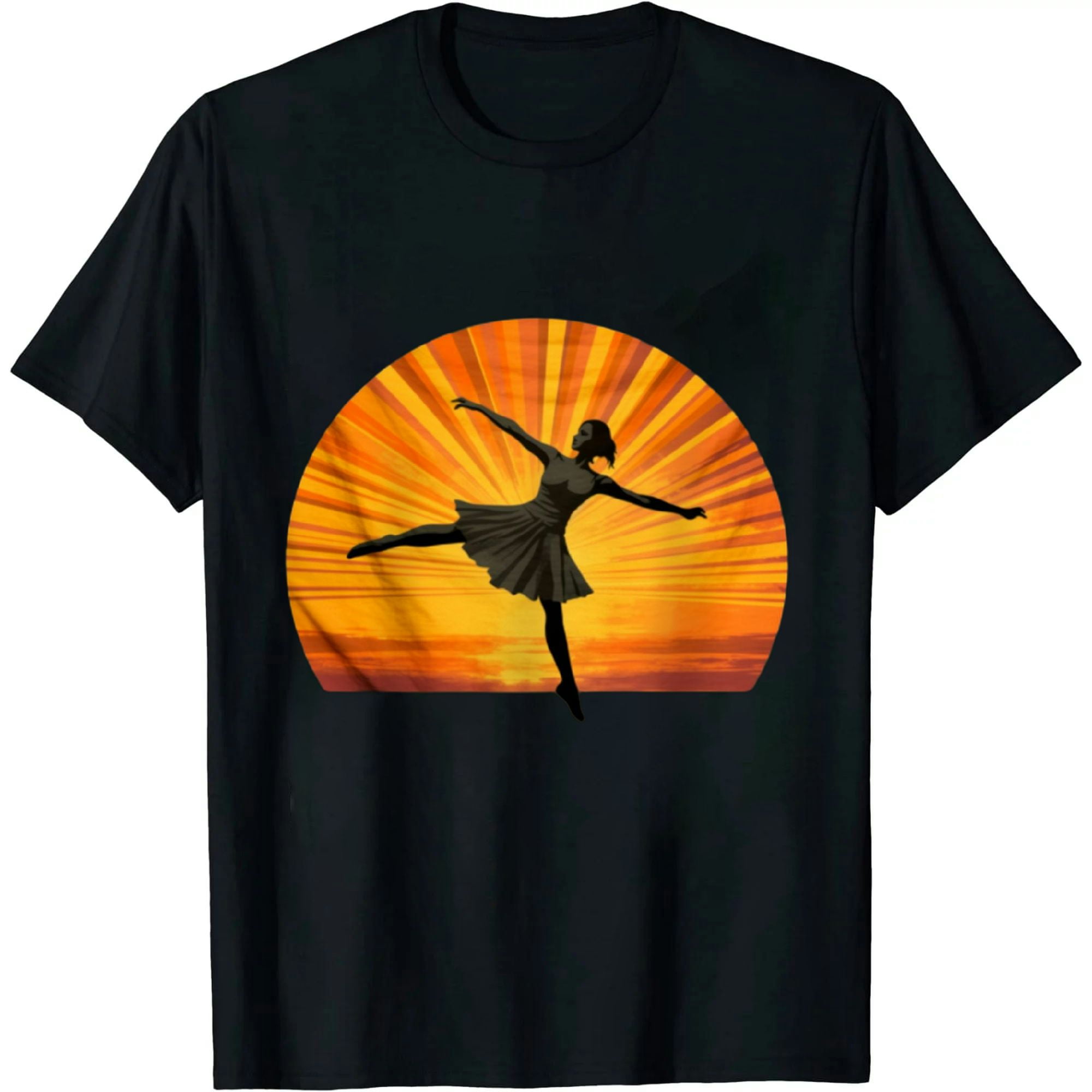 ARISTURING Penché Dancer En Pointe & Sun Vintage 80's Ballet Graphic T ...