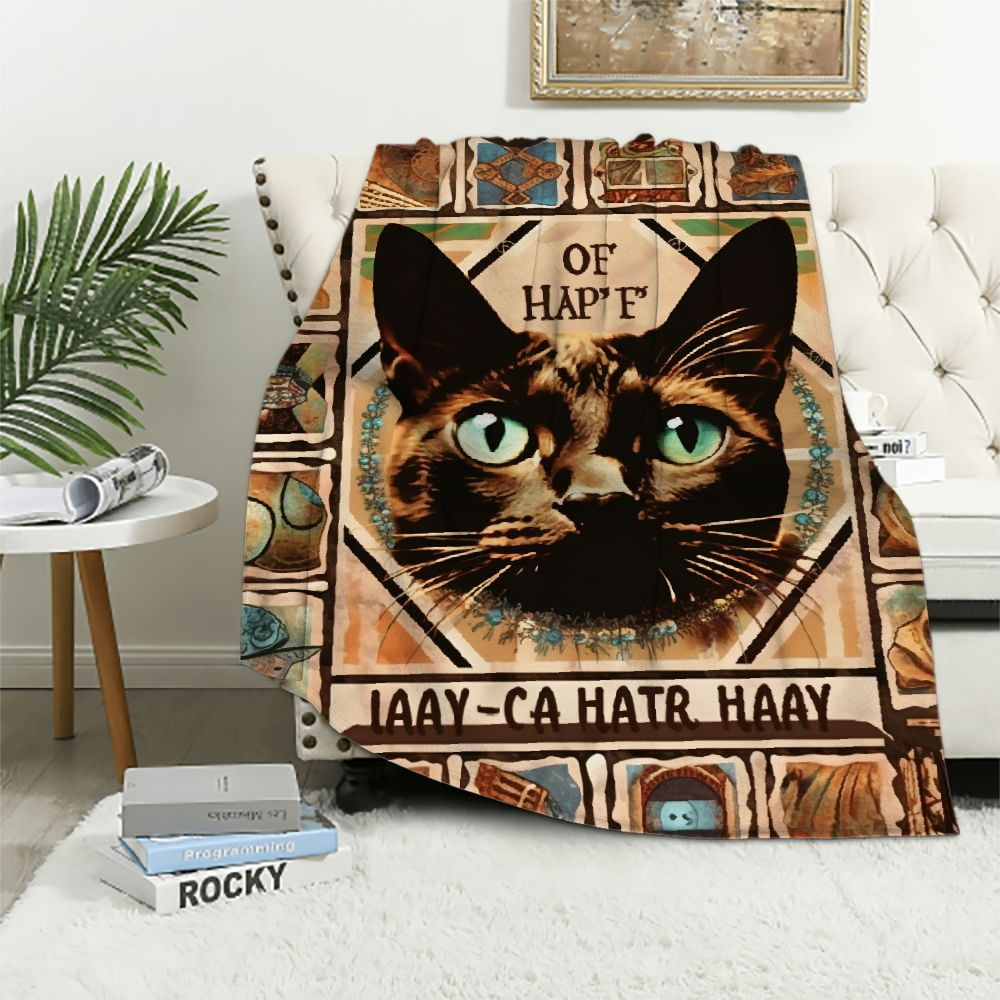 ARISTURING Pet Blankets with Photos Funny Sphynx Cats Owner Gifts for ...