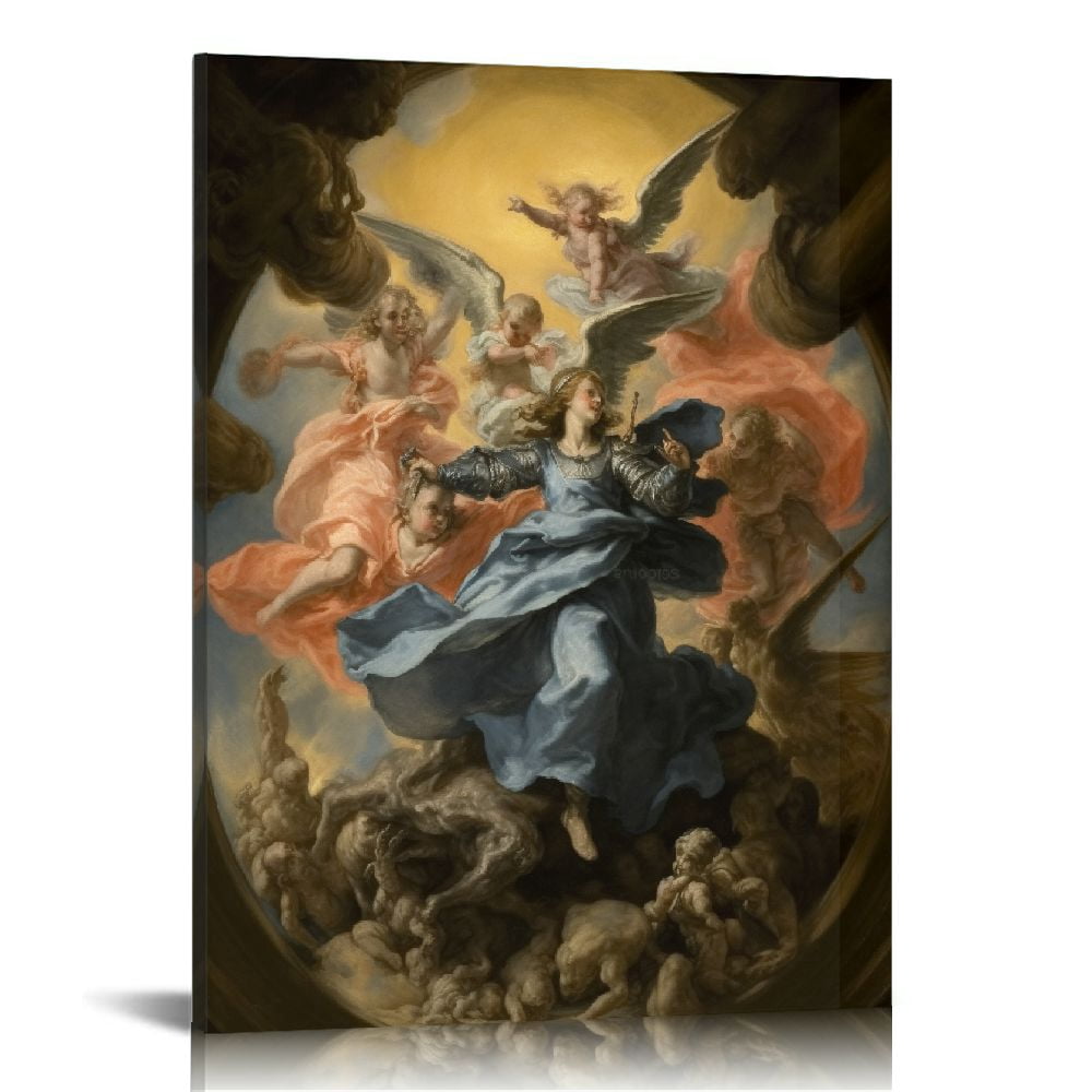 ARISTURING Peter Wall Art - As The Woman of The Poster - Baroque Style ...