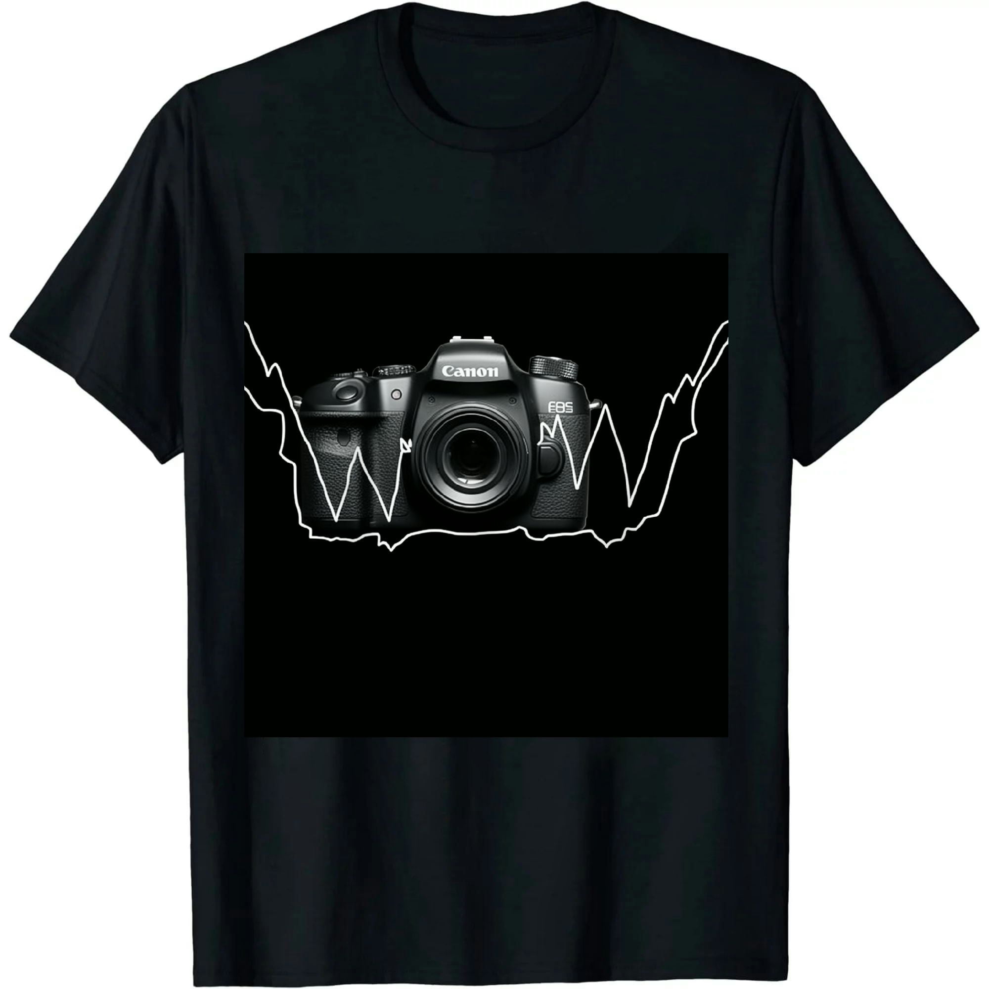 ARISTURING Photographer T-Shirt Gift Idea HeartBeat Photography Camera ...