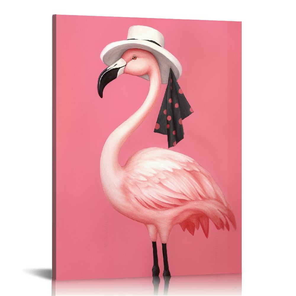 ARISTURING Pink Aesthetic Poster Preppy Room Decor Cute Flamingo Wall ...
