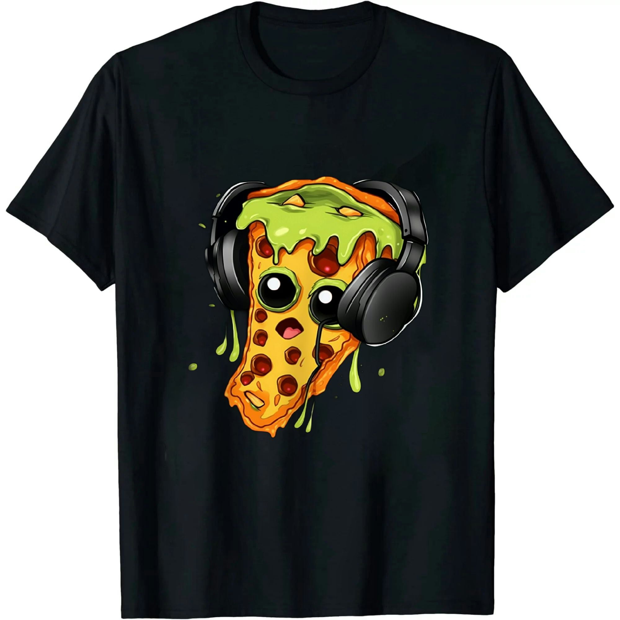 ARISTURING Pizza Gamer Love Play Video Games Funny Controller Headset T ...
