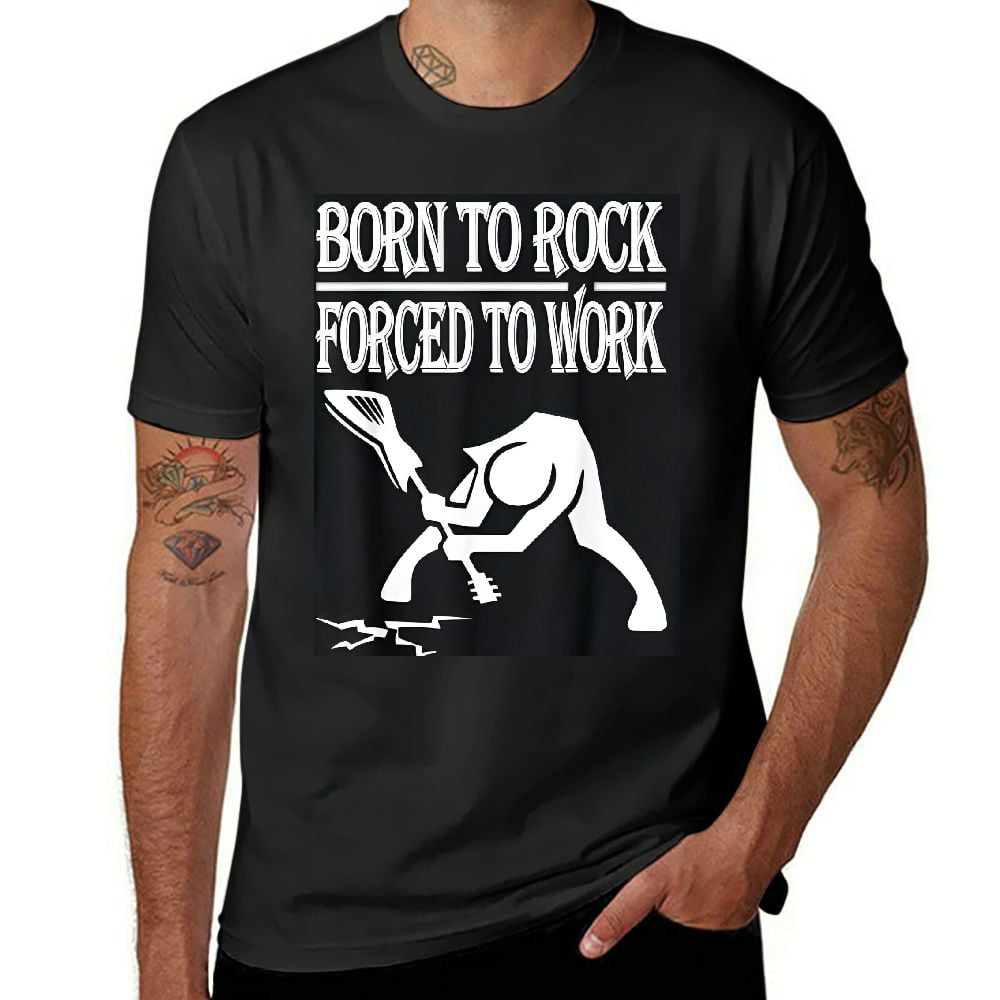 ARISTURING Rock, Forced To Work T-Shirt XS - Walmart.com