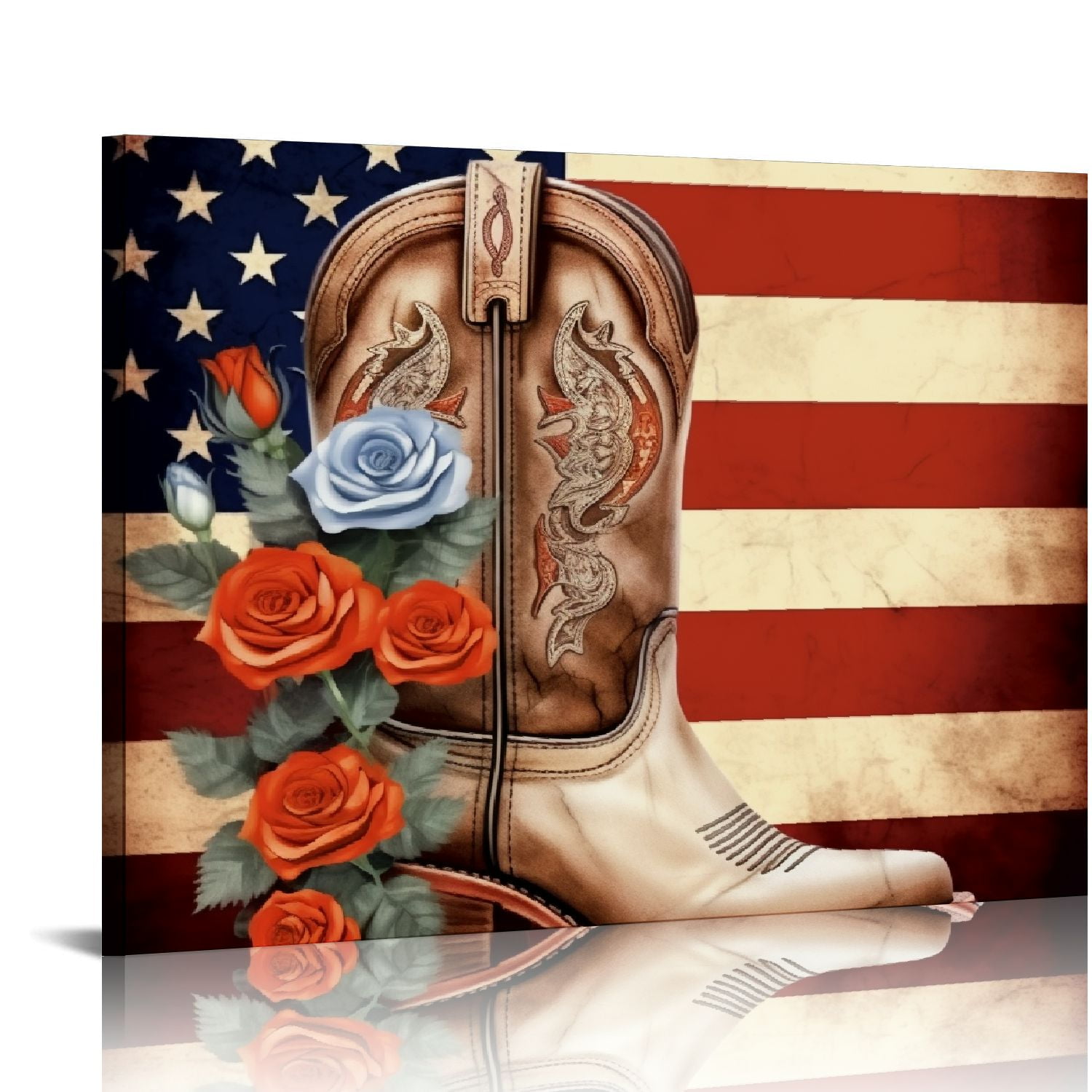 Jiayy Rustic Country Farmhouse Wall Decor - Boho Shabby chic Western ...