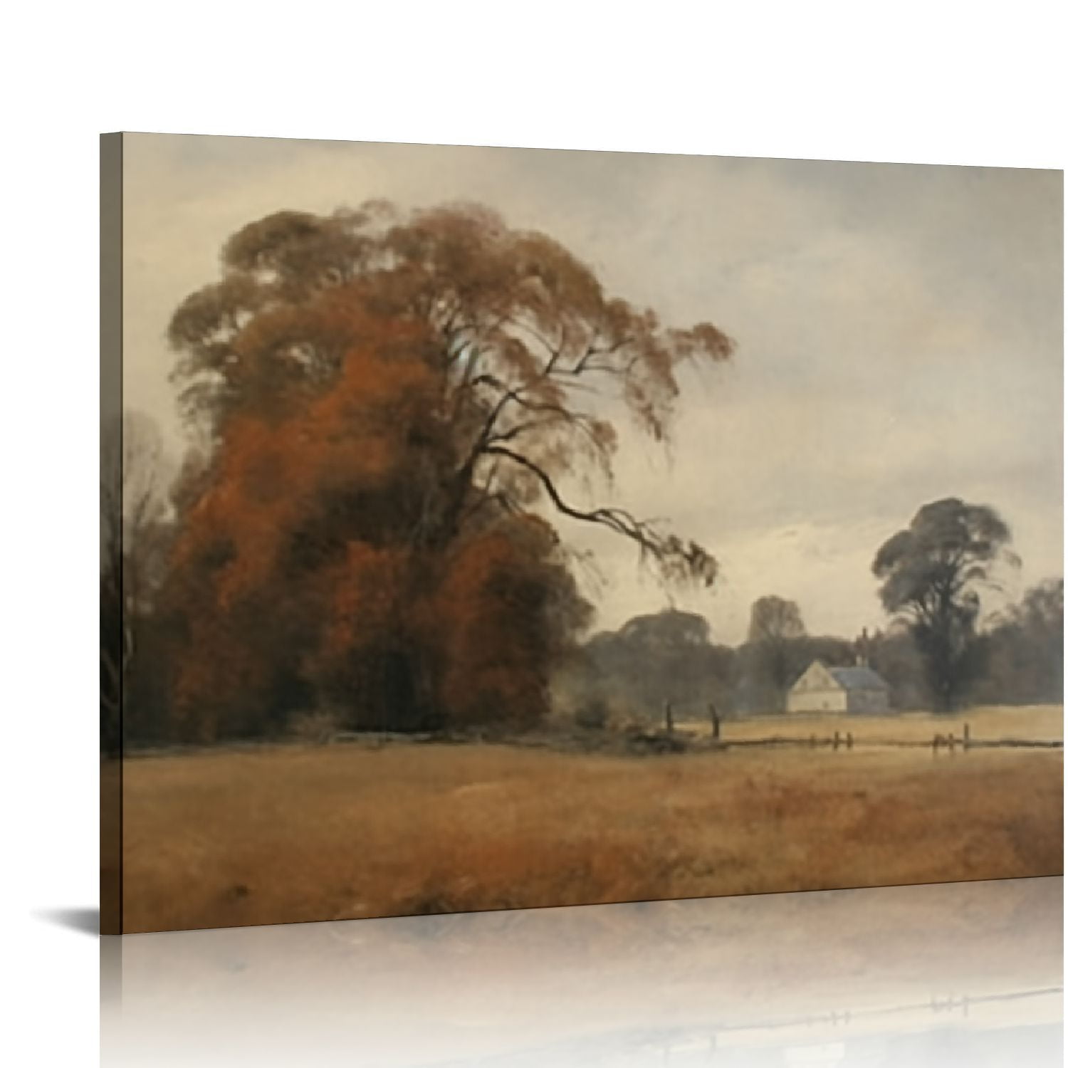 ARISTURING Rustic Farmhouse Wall Art Decor Boho Art Deco Landscape ...