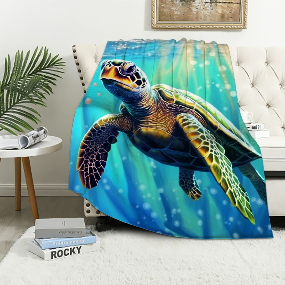 ARISTURING Sea Turtle Blanket,Turtle Blanket Throw Blanket,Turtle Gifts ...