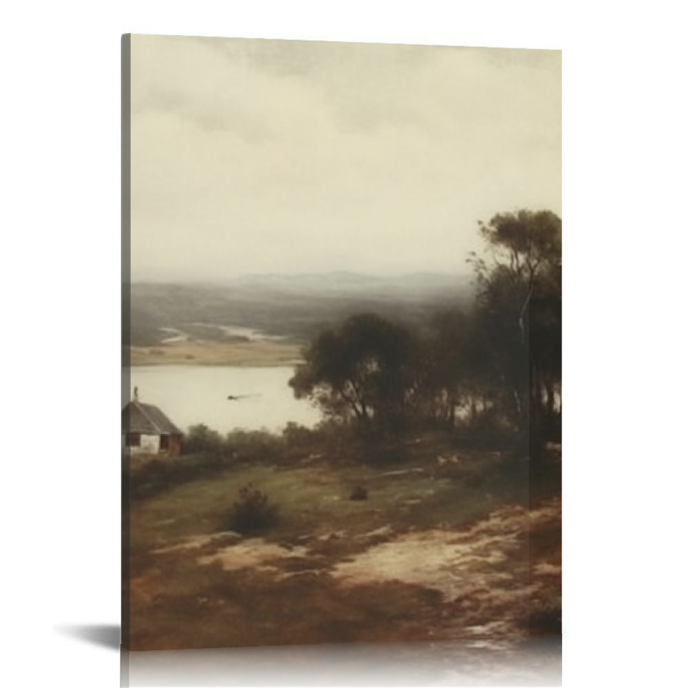 ARISTURING Set 3 Countryside Vintage Prints Digital, Landscape Oil ...