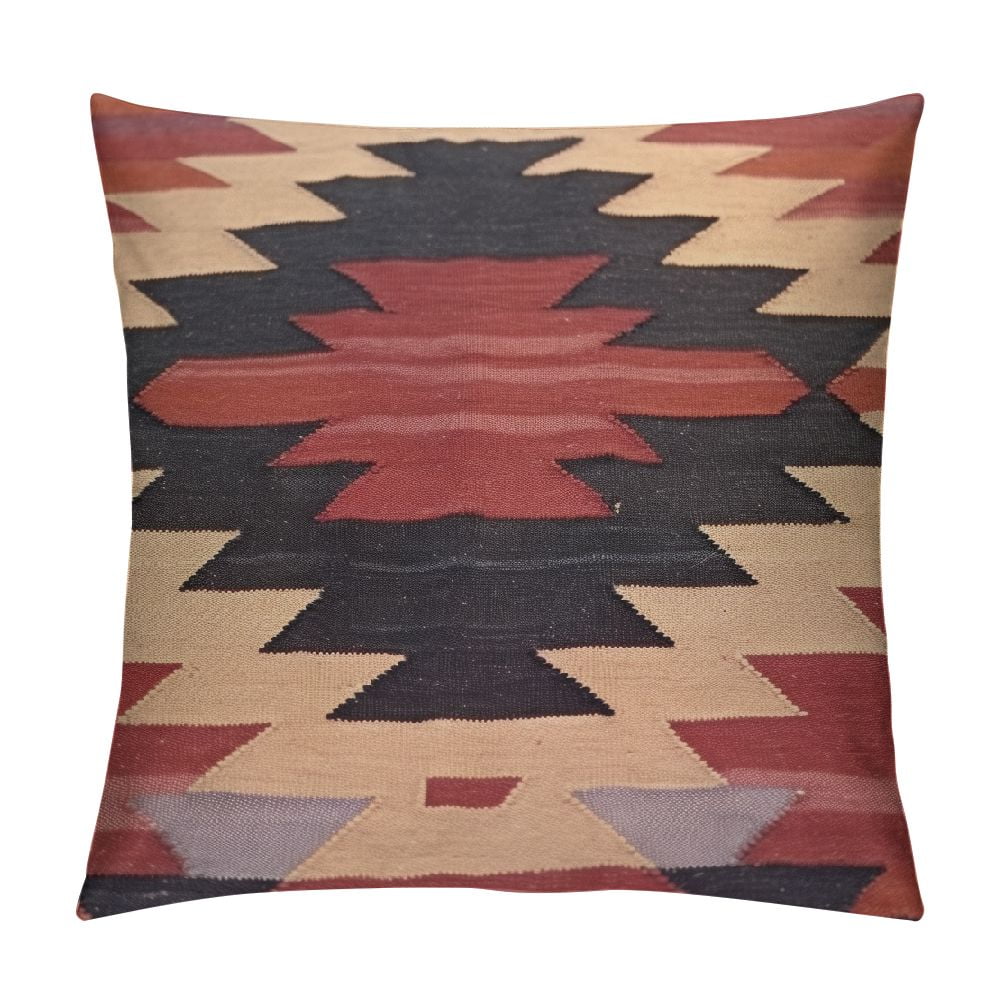 HENGT Set of Indian Kilim Cushion Cover Pillows Boho Ethnic Shams Jute ...