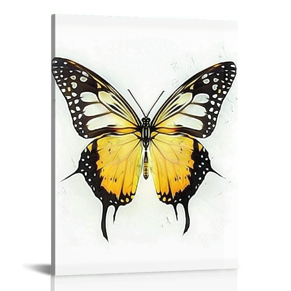 ARISTURING Single Butterfly Poster Nature Insect Artwork Entryway ...
