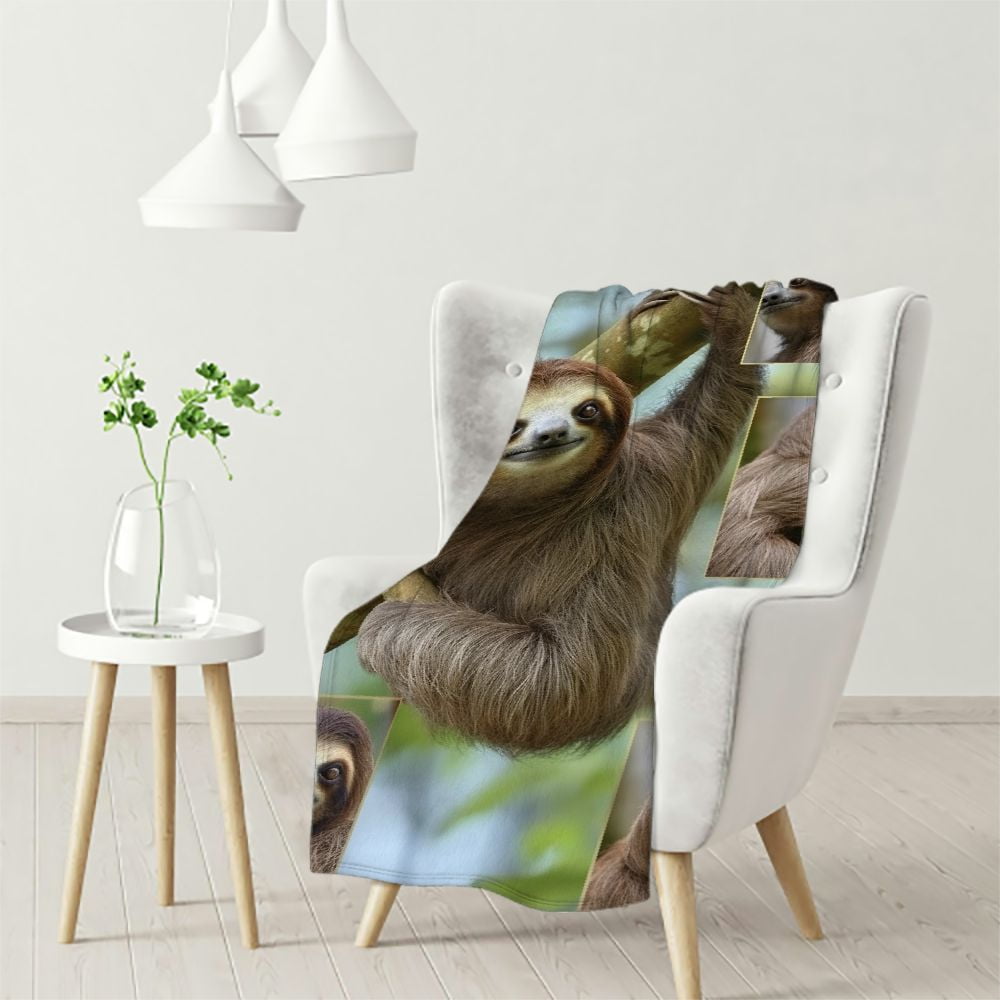 ARISTURING Sloth Blanket Sloth Gifts for Women Men Adults, Funny ...