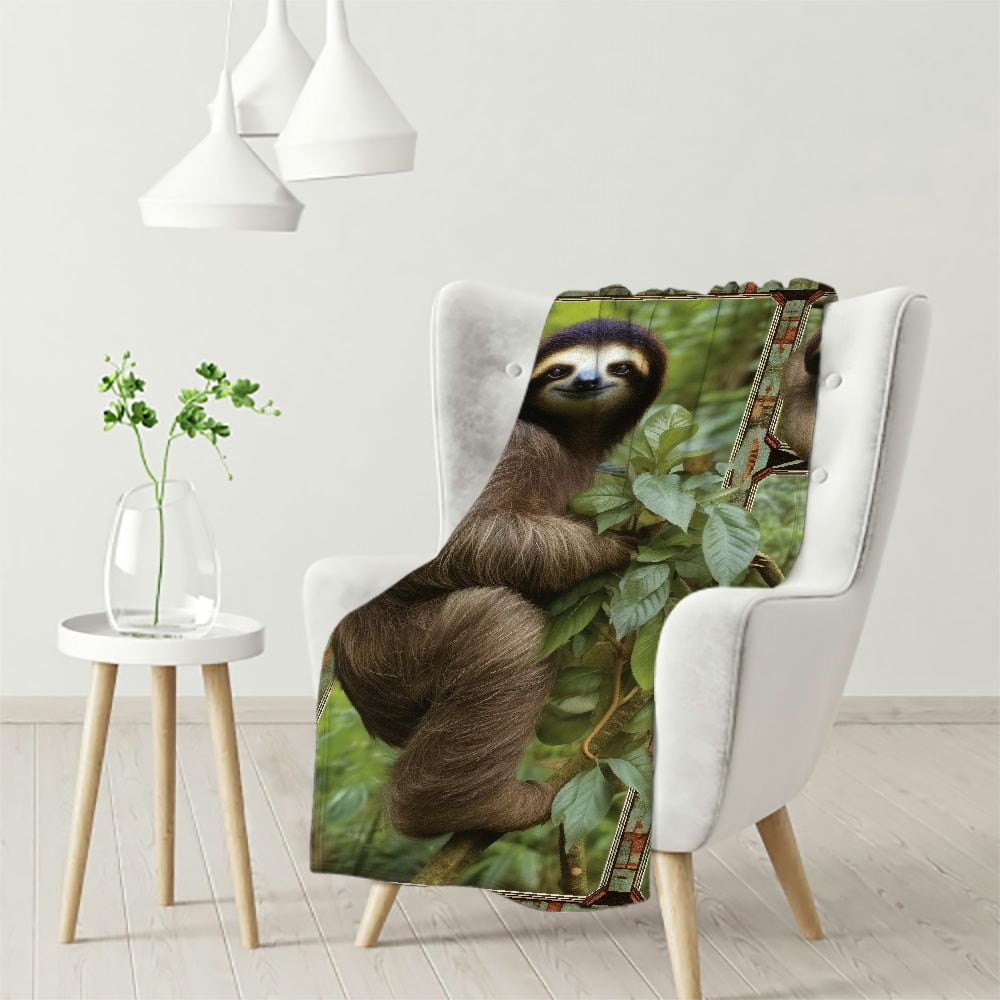 ARISTURING Sloth Blanket Ultra-Soft Micro Lightweight Cozy Warm Throw ...