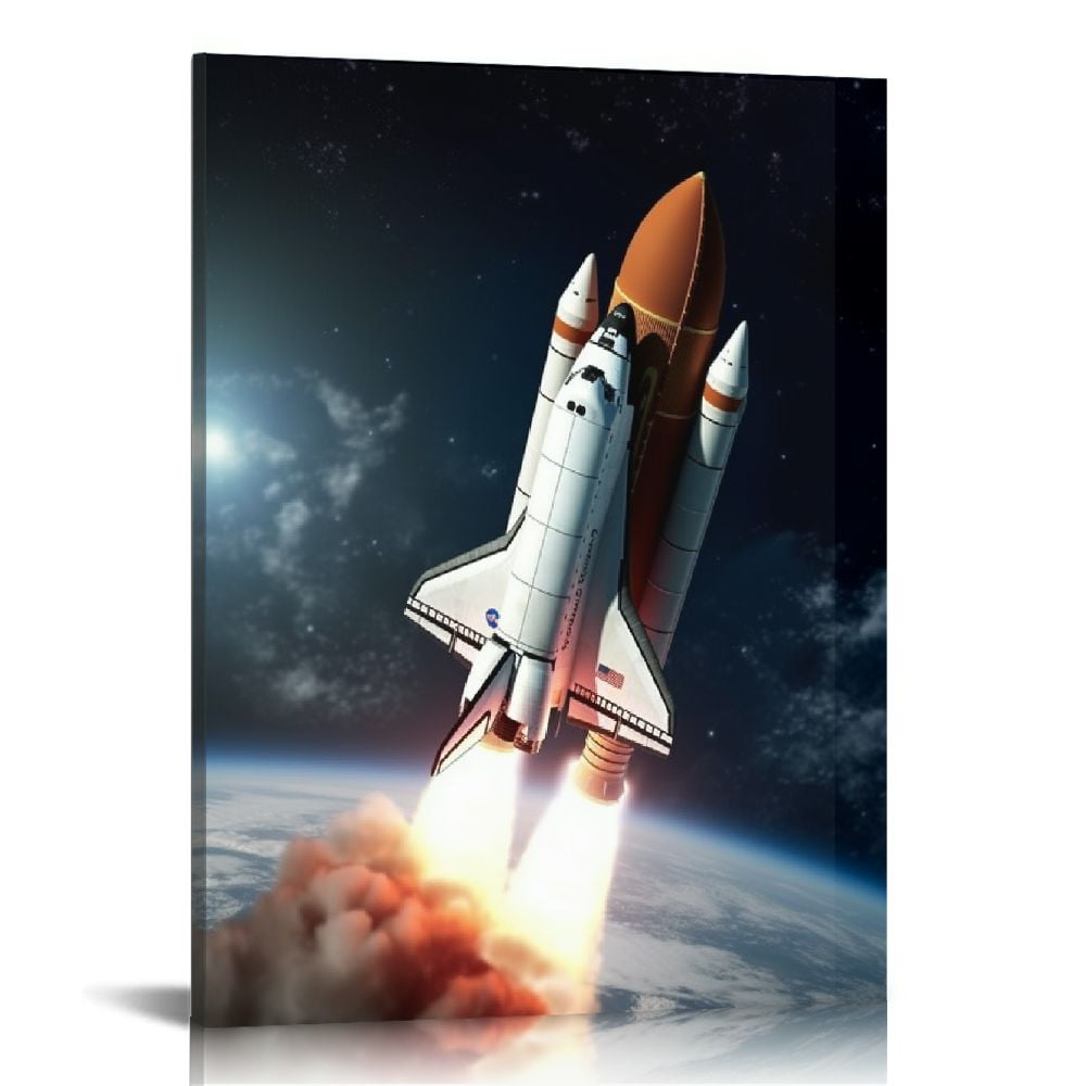 ARISTURING Space Shuttle Rocket Spaceship Poster Poster for Room ...