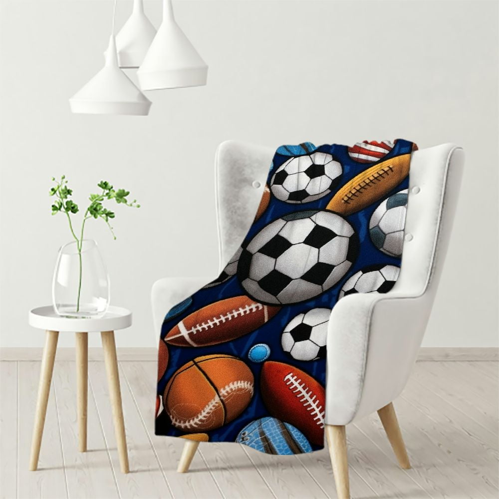 ARISTURING Sports Blanket for Bed, Sports Fan Throw Blanket for Adults ...